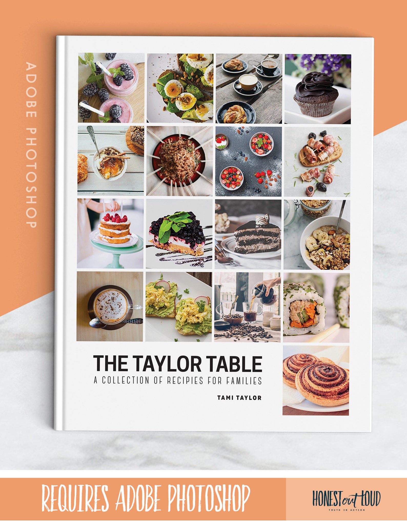 Cookbook & Recipe Template Kit - Photoshop Instant Printable Download ...