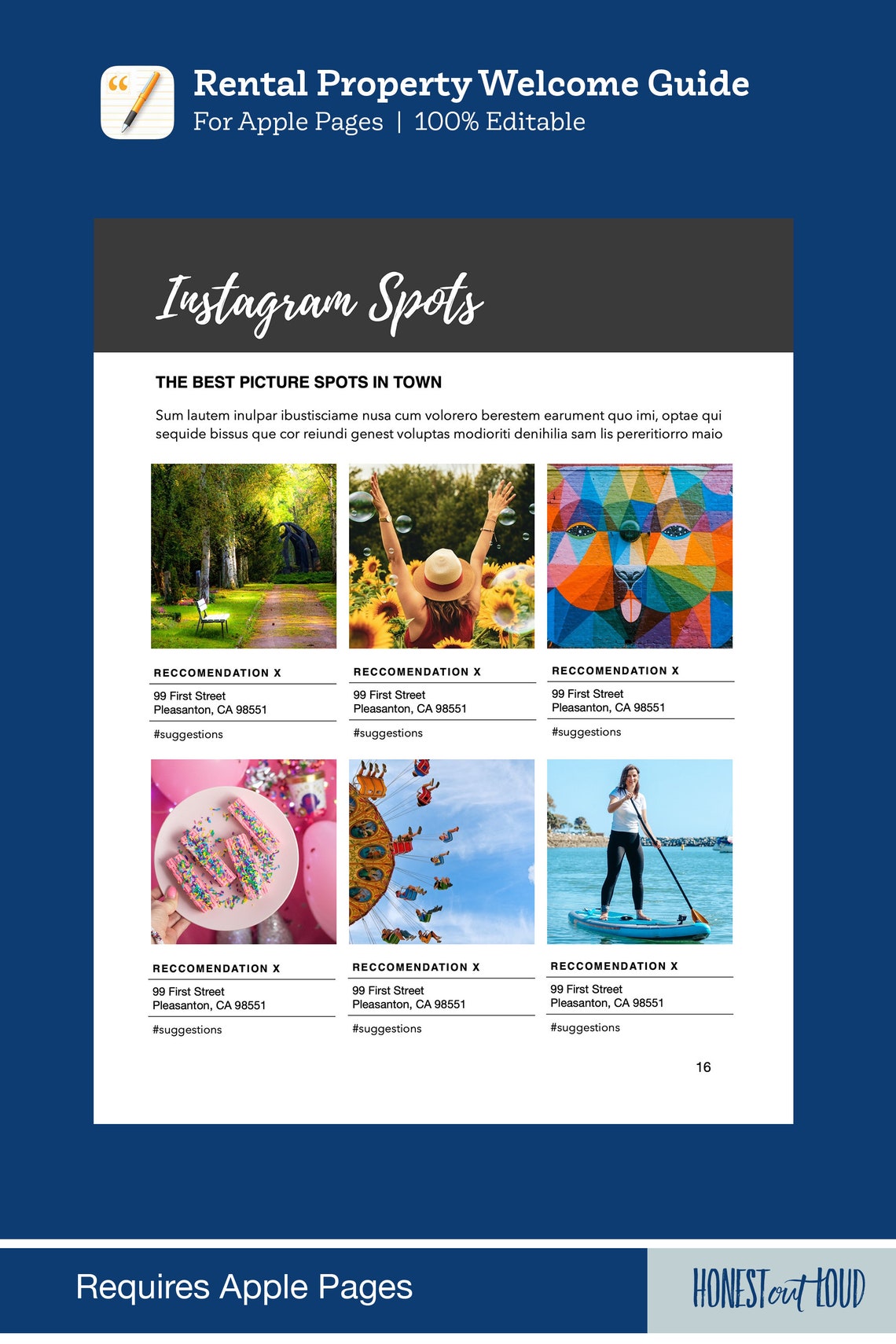 Rental Welcome Guide Template for Airbnb VRBO Hosts Home Rental Binder ...