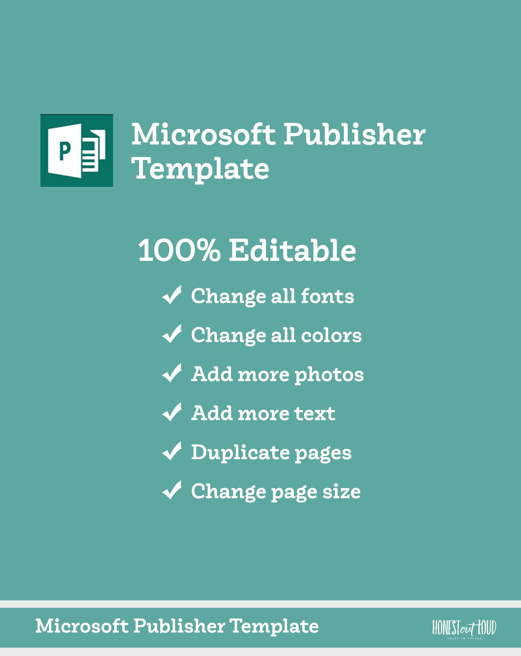 Cookbook Recipe Binder Template Page | Microsoft Publisher Instant ...