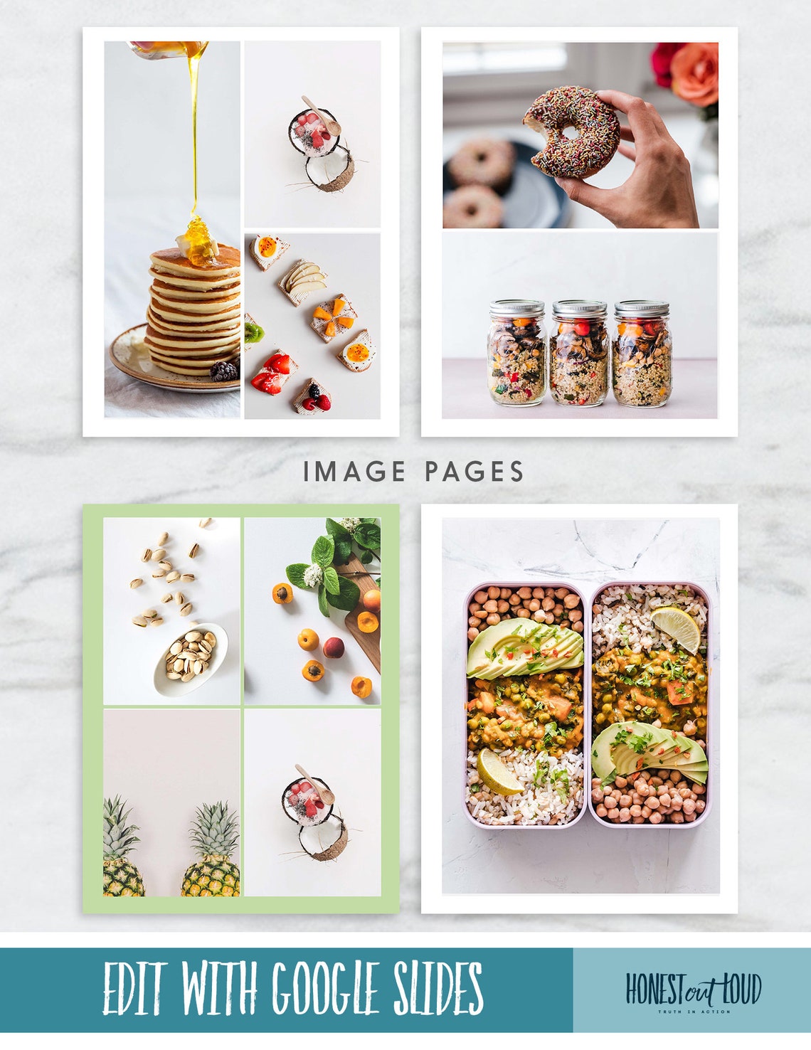 Recipe Cookbook Template 8.5x11 Instant Digital Download, Google Slides ...