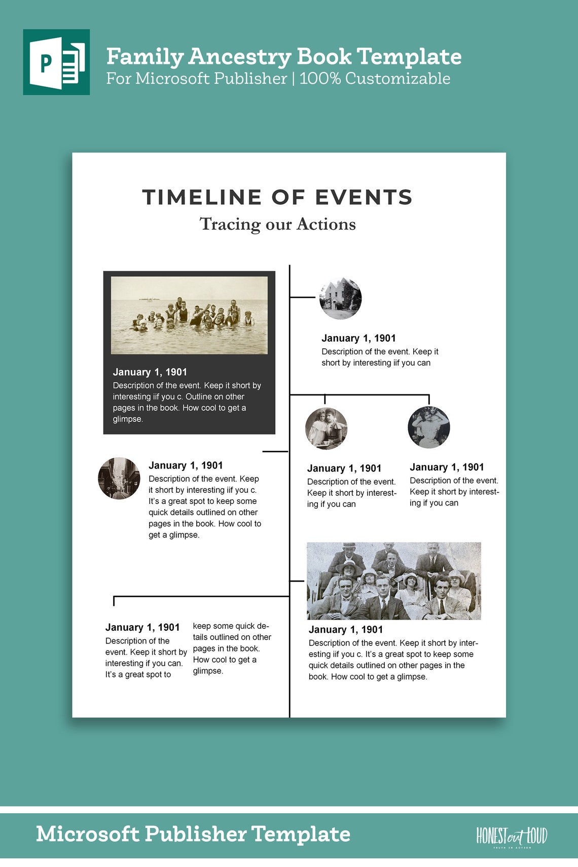 Ancestry Book Template | Family Tree Family History and Genealogy ...