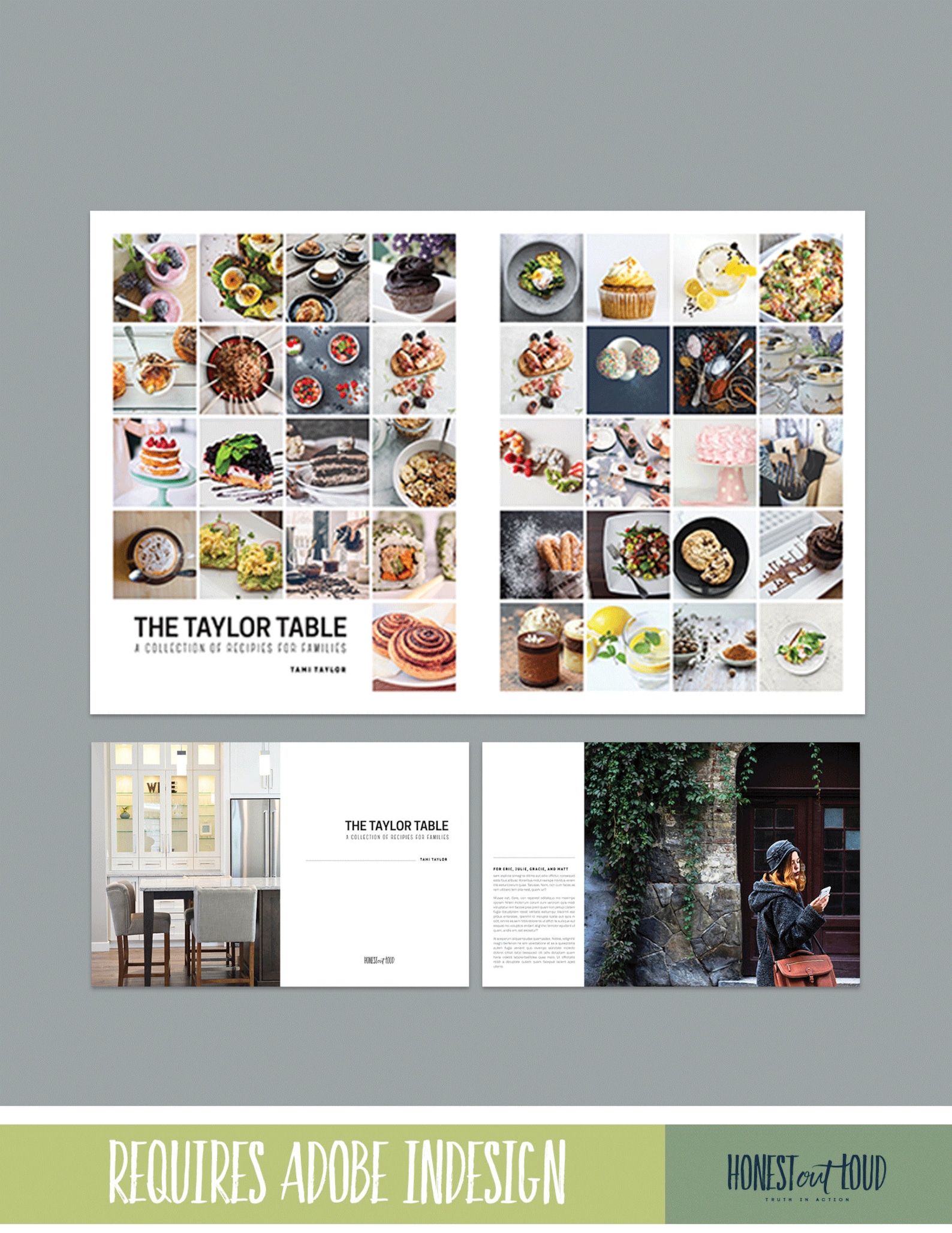 Cookbook and Recipe Template for Adobe Indesign Instant - Etsy UK