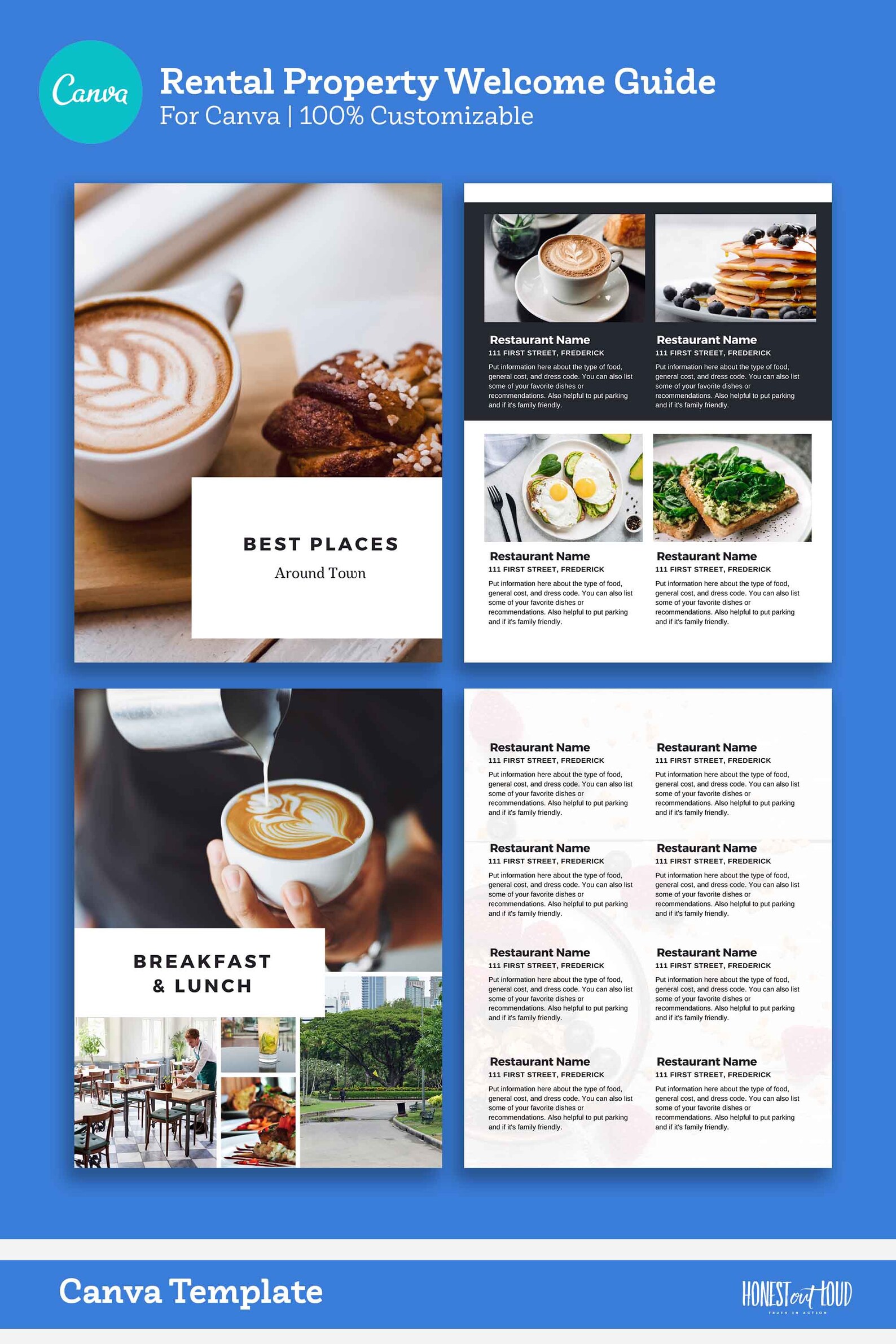 Rental Home Welcome Guide Template for Airbnb VRBO Hosts | Digital Home ...