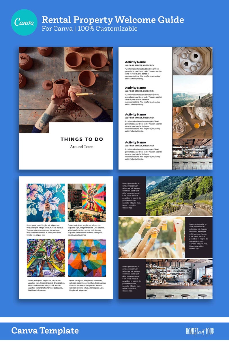 Rental Home Welcome Guide Template for Airbnb VRBO Hosts | Digital Home ...