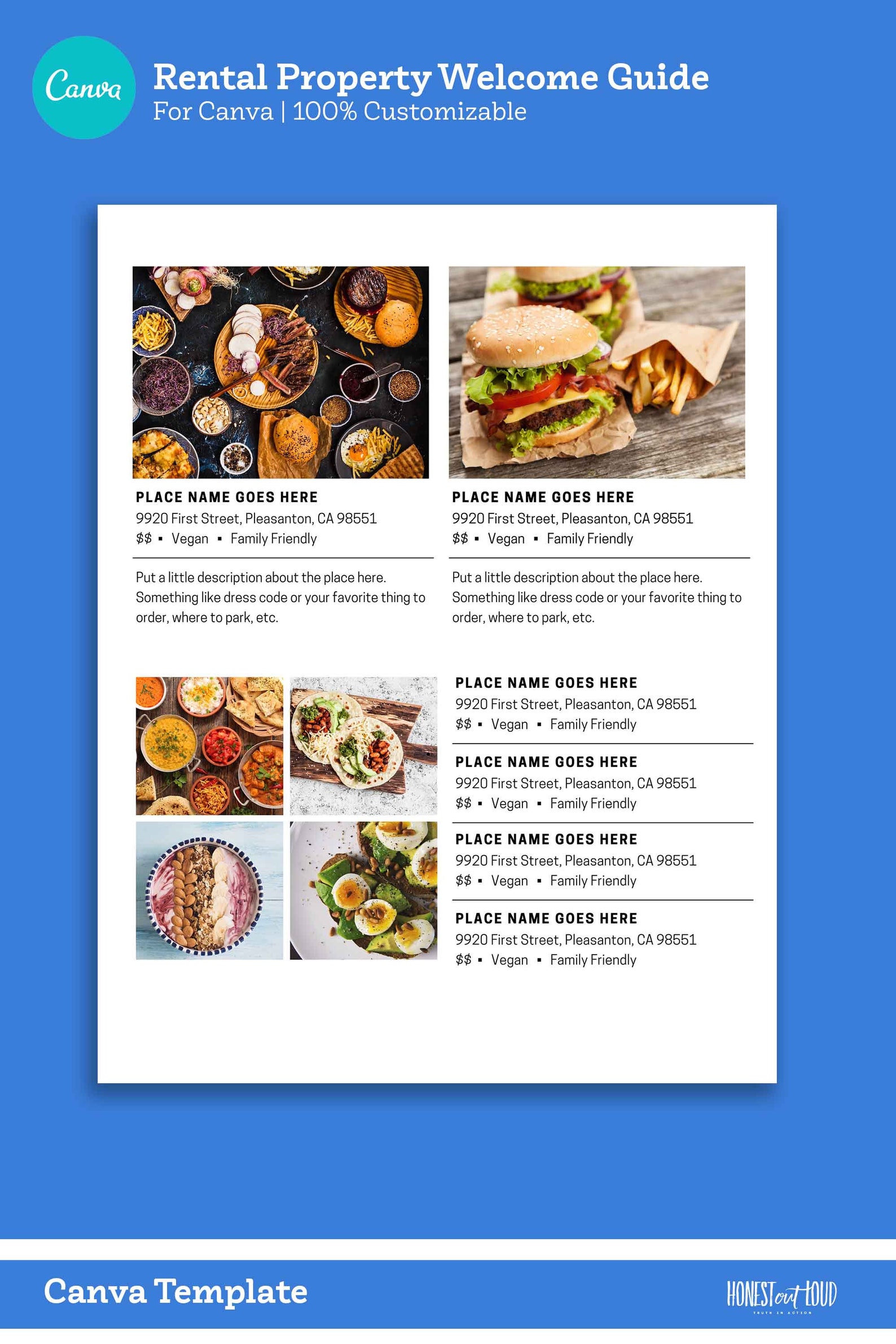 Rental Welcome Guide Template for Airbnb VRBO Hosts | Home Rental ...