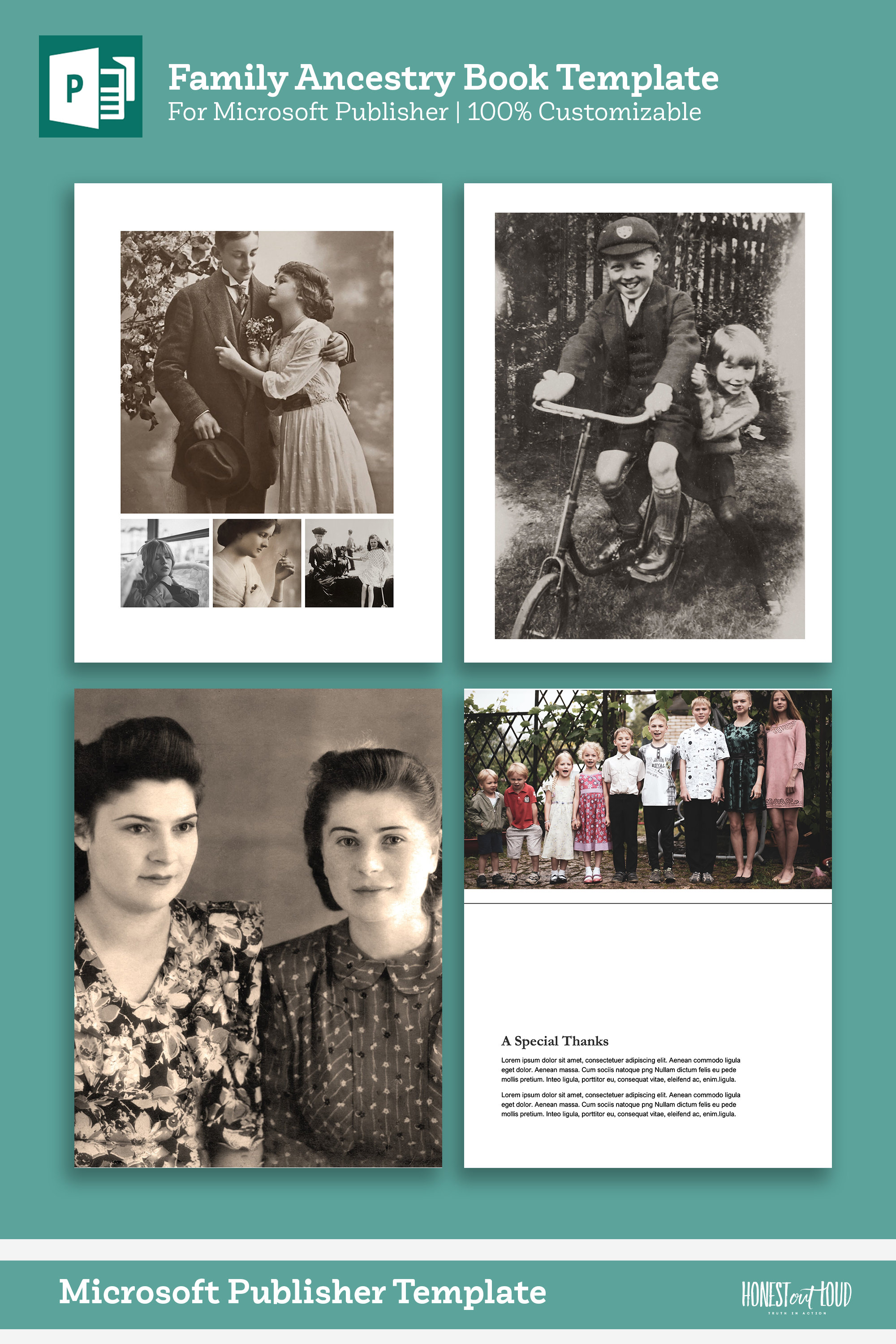 Ancestry Book Template | Family Tree Family History and Genealogy ...