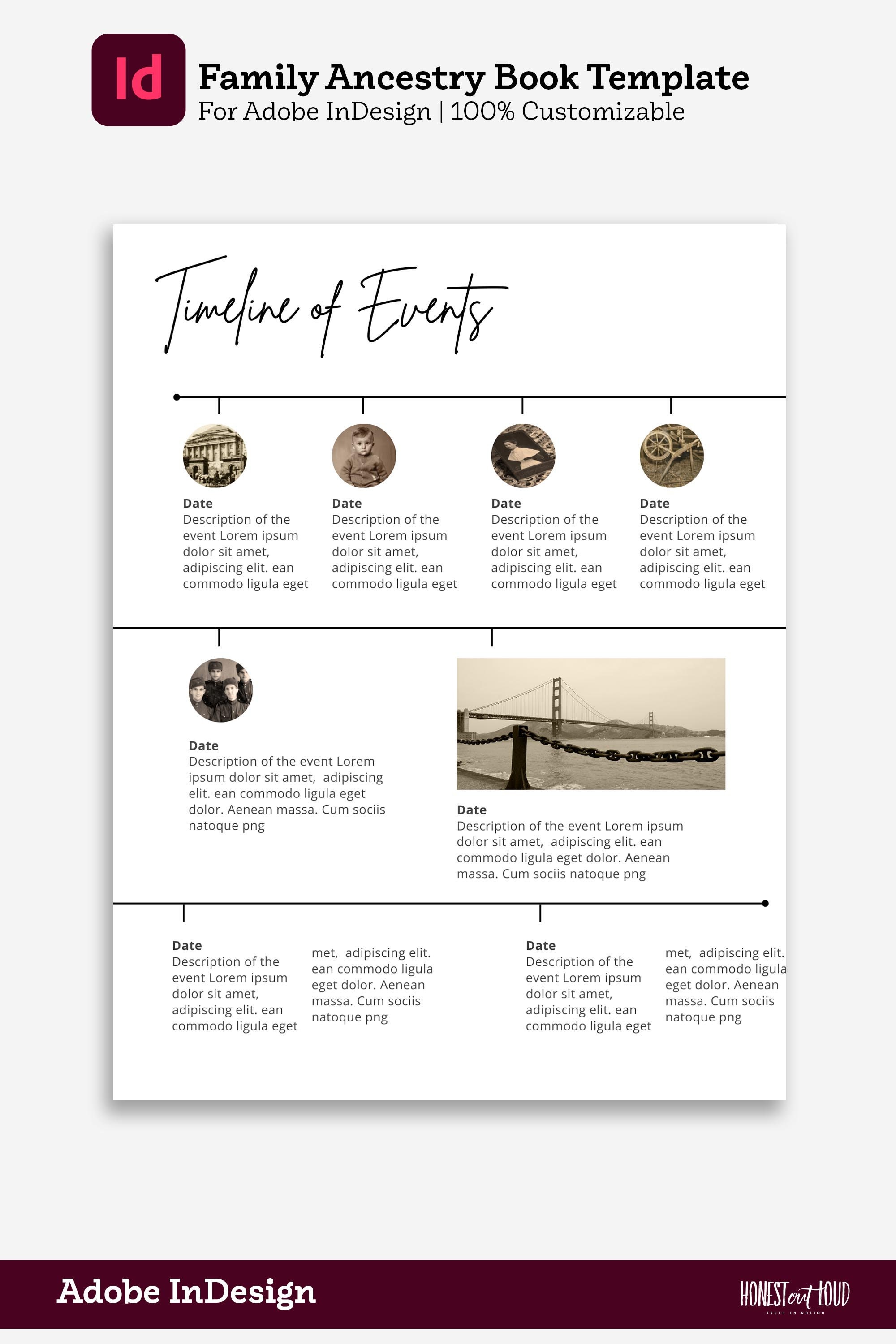 Ancestry Book Template | Family Tree Family History Genealogy Book ...