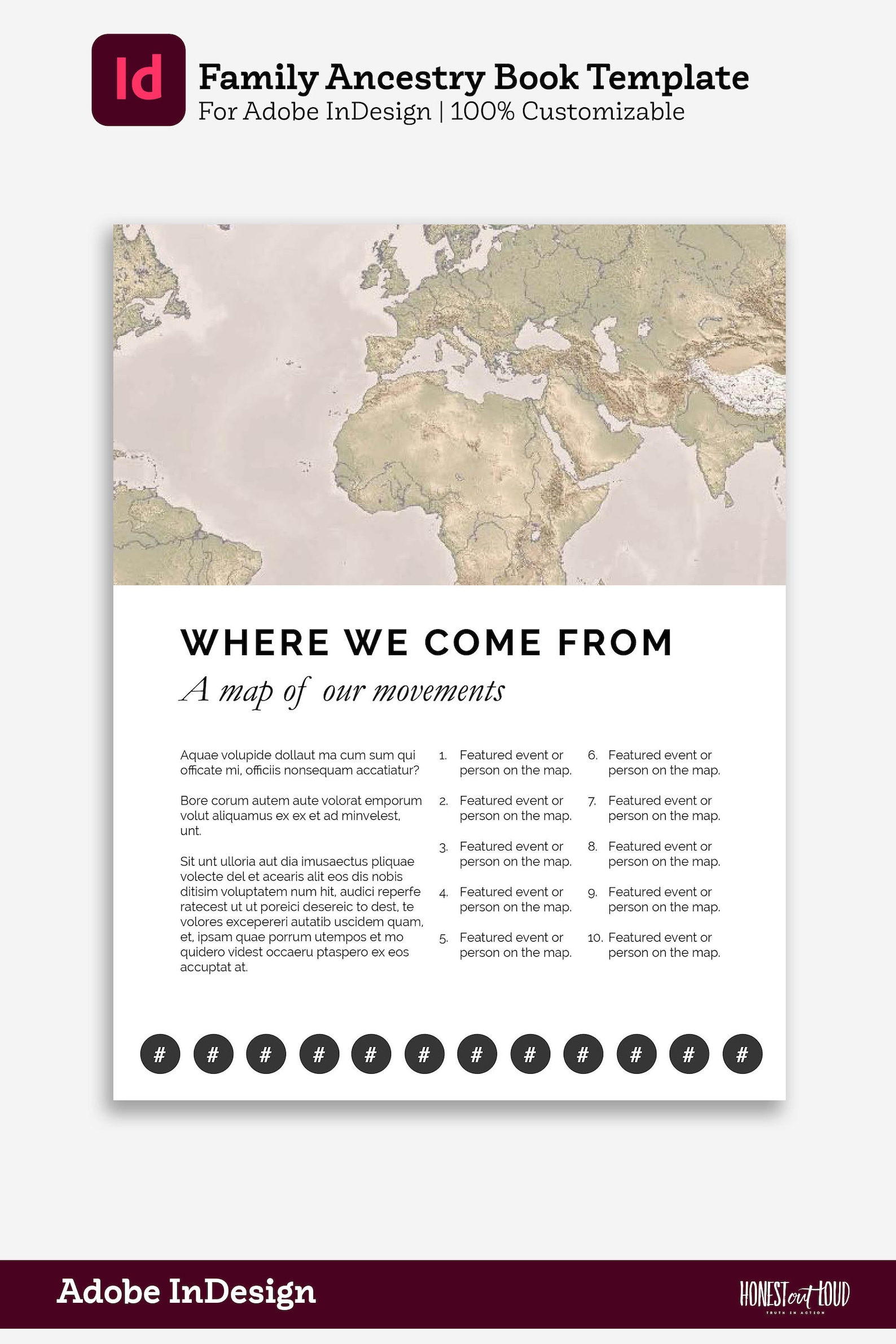 Ancestry Book Template | Family Tree Family History Genealogy Book ...
