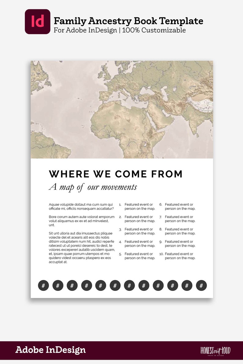 Ancestry Book Template | Family Tree Family History Genealogy Book ...