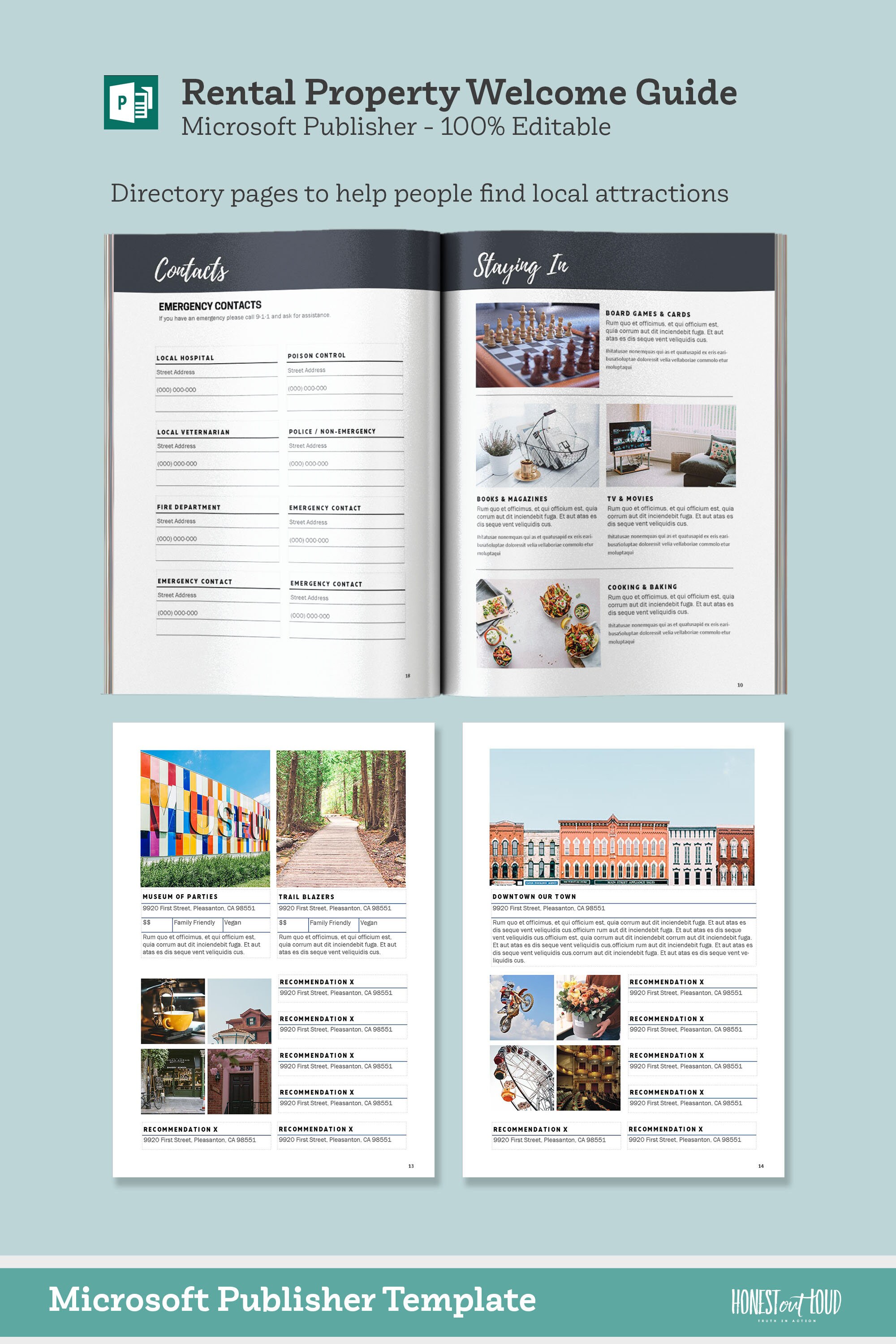 Rental Welcome Guide Template for Airbnb VRBO Hosts Home Rental Binder ...