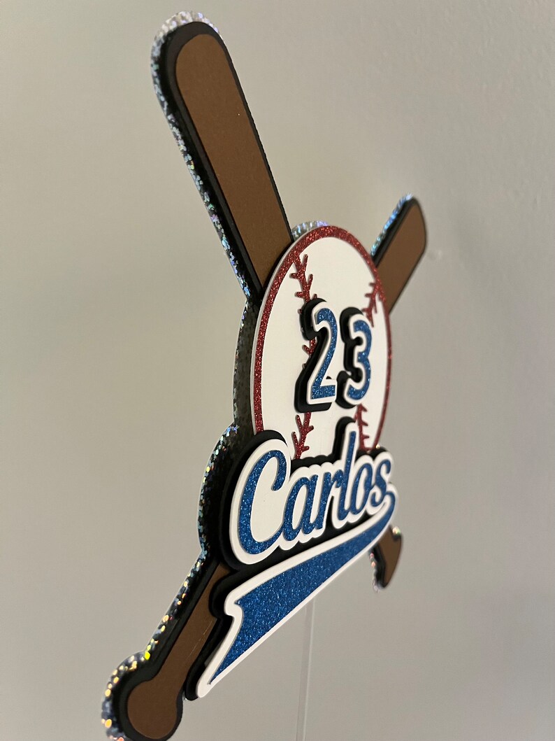 Baseball Cake Topper - Etsy