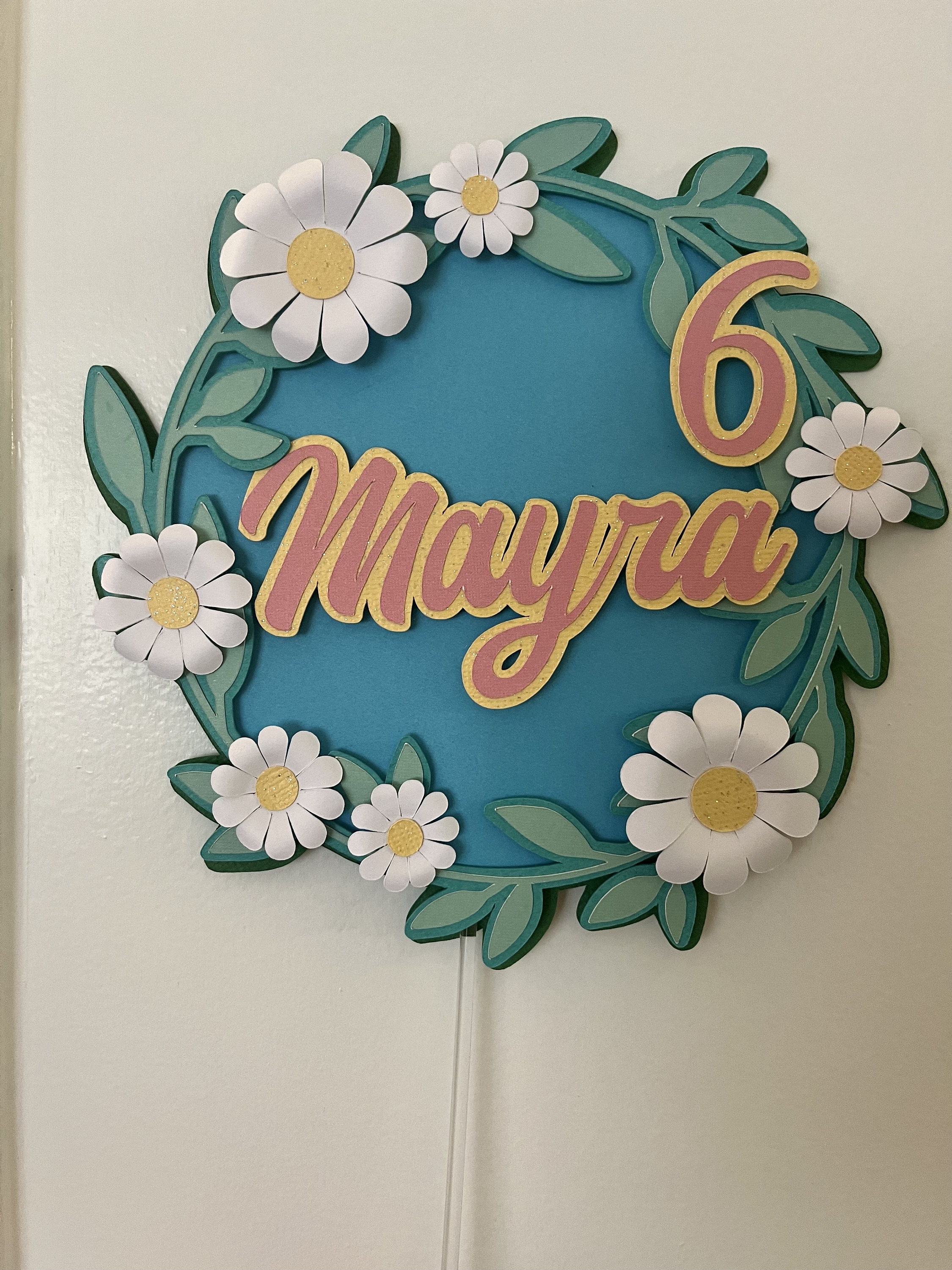 Daisy Birthday Cake Topper - Etsy