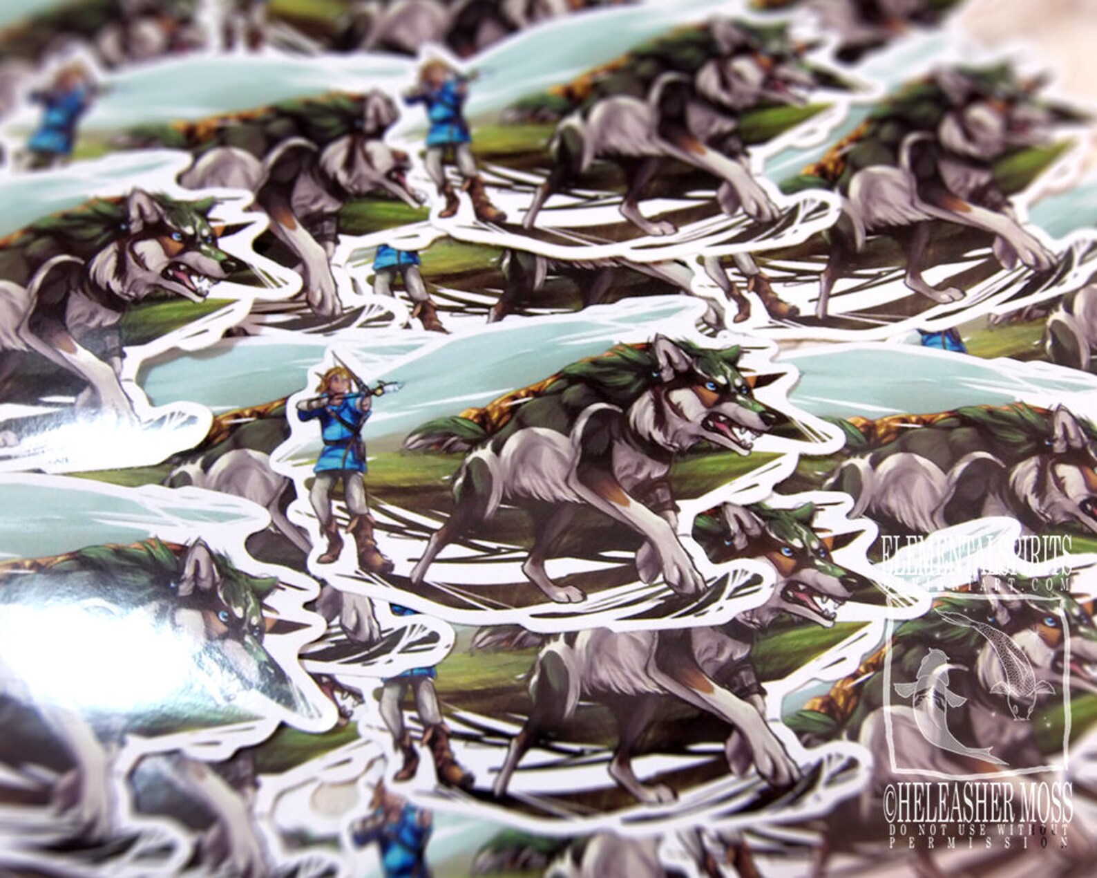 The Legend of Zelda Stickers Geek Gift Wolf Link Gamer Switch | Etsy UK