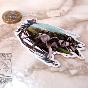 The Legend of Zelda Stickers Geek Gift Wolf Link Gamer Switch Nerd ...