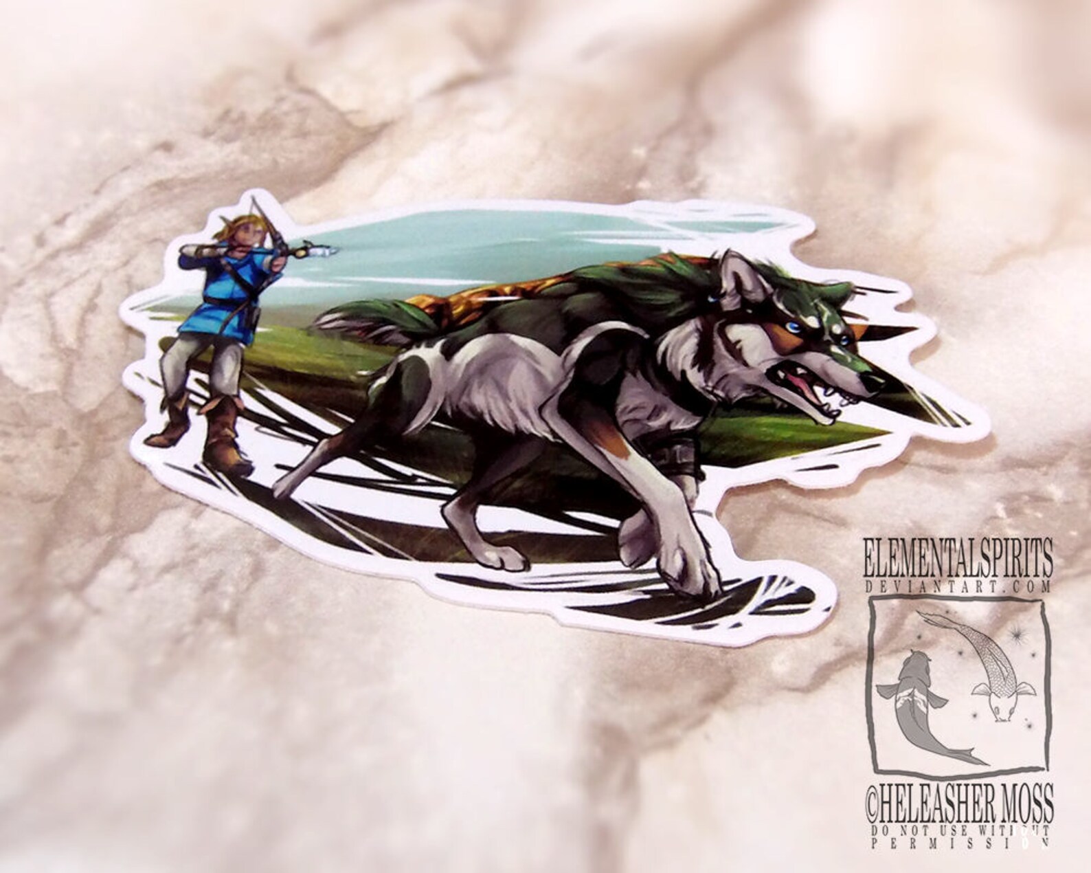 The Legend of Zelda Stickers Geek Gift Wolf Link Gamer Switch - Etsy UK