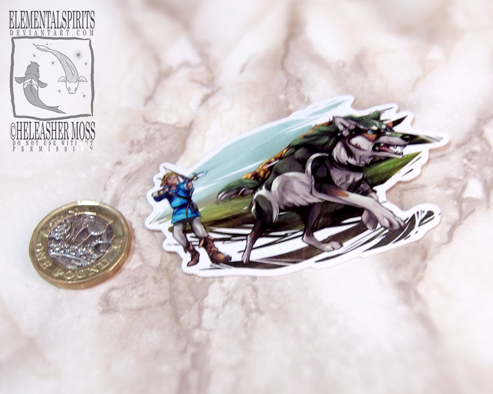 The Legend of Zelda Stickers Geek Gift Wolf Link Gamer Switch | Etsy UK