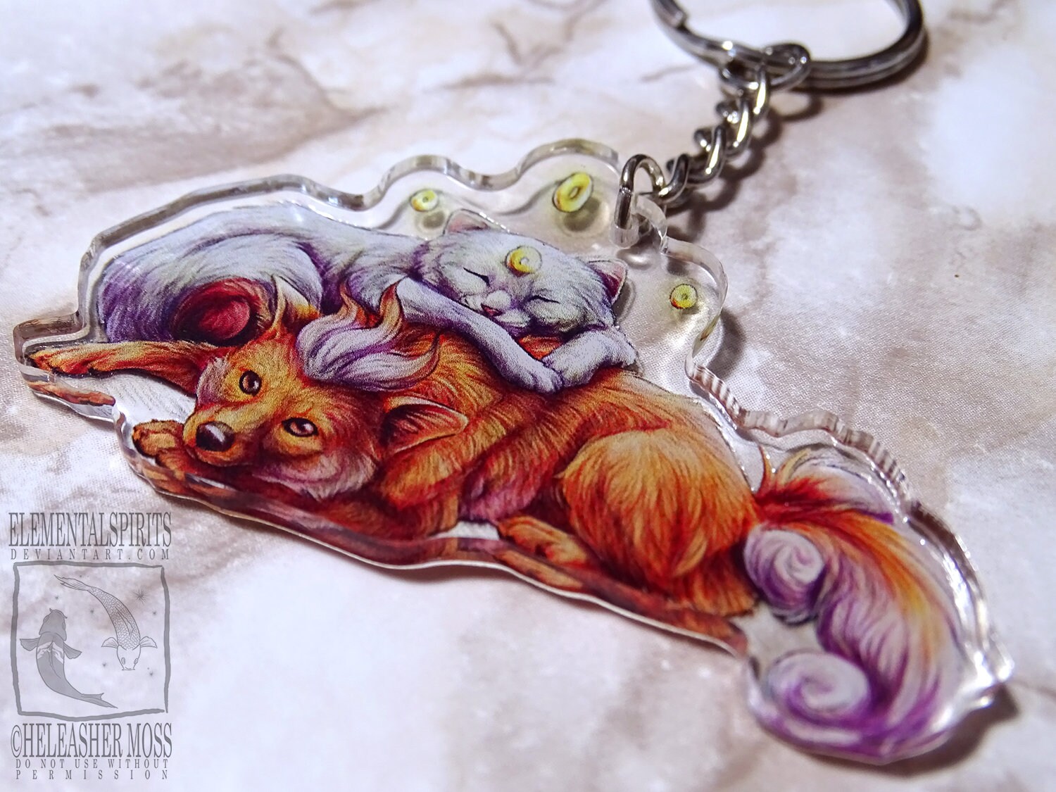 Pokemon Vulpix Meowth Trifox Meowsy Clear Acrylic Charms Geek - Etsy