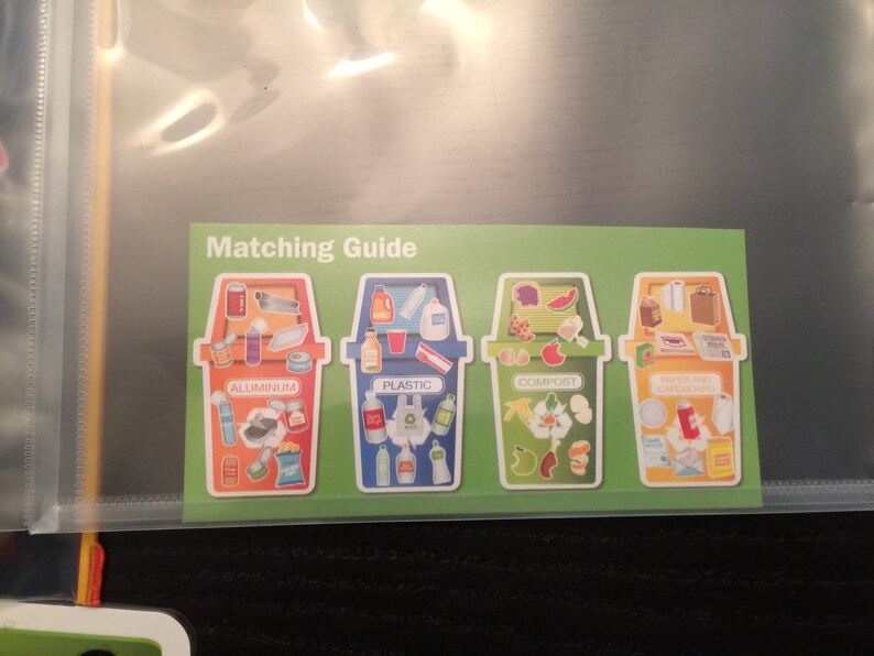 Recycle Sorting Activity Busy Bag Special Education Home - Etsy UK