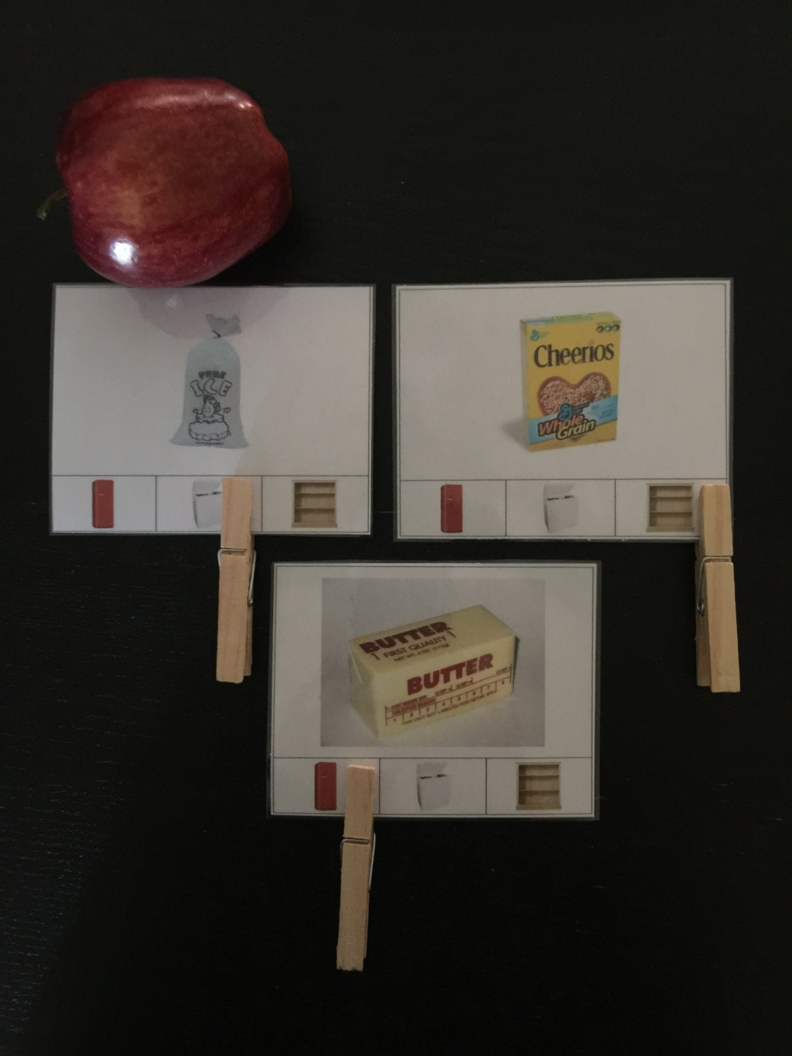 Putting Away the Groceries Clip Card Activity Special - Etsy Canada
