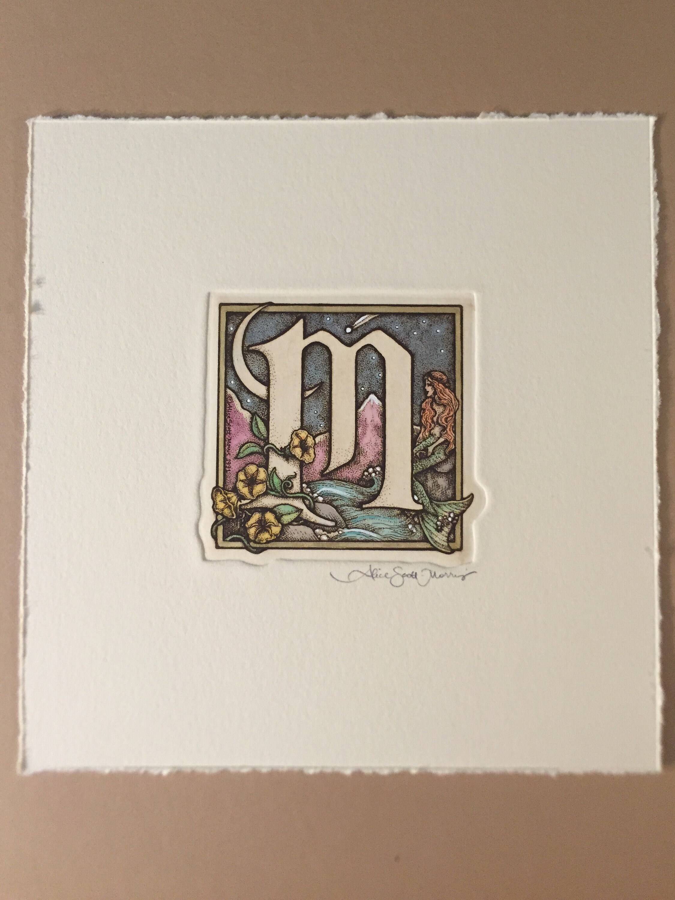 Etchings & Engravings Alice's Alphabet Alice Scott-Morris child wall ...