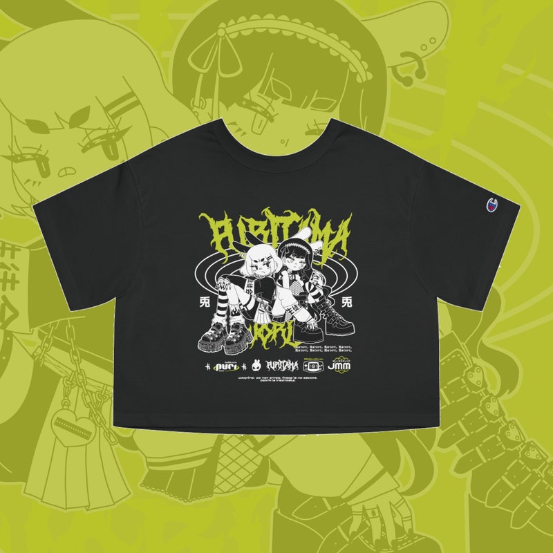 Girls Anime Crop Top - Etsy