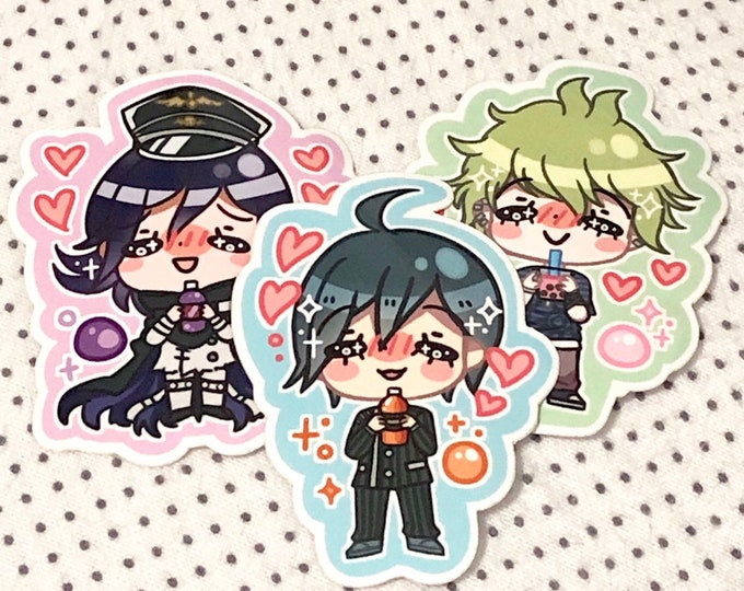 DRV3 Drink Vinyl Stickers - Etsy