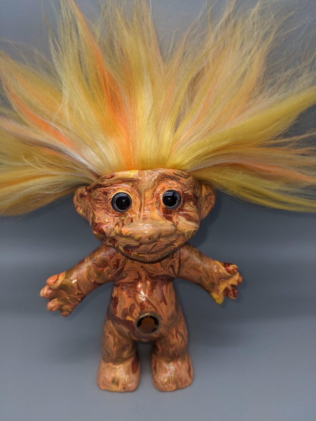 Custom Paint Pour Troll - Etsy