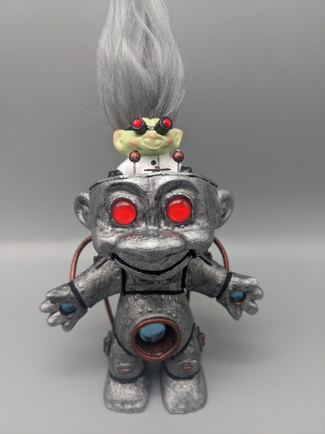 Professor Gremlin and His Troll Mech - Etsy