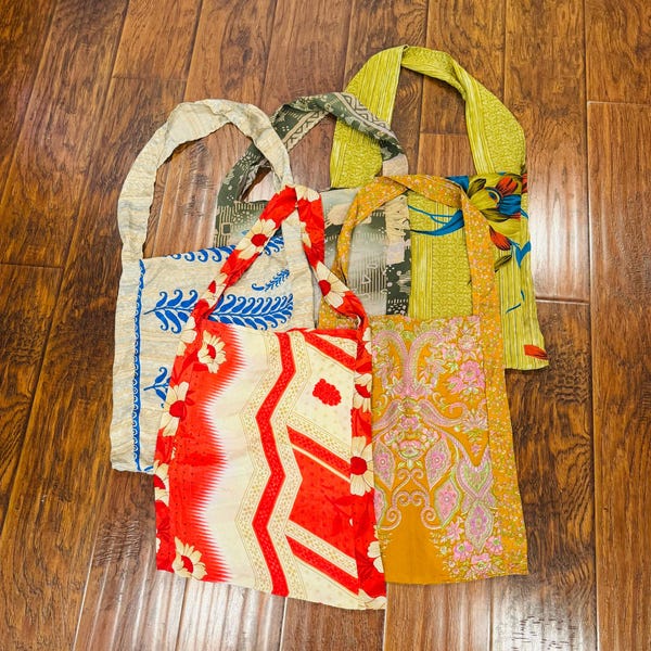 Upcycled Tote Bag - Etsy