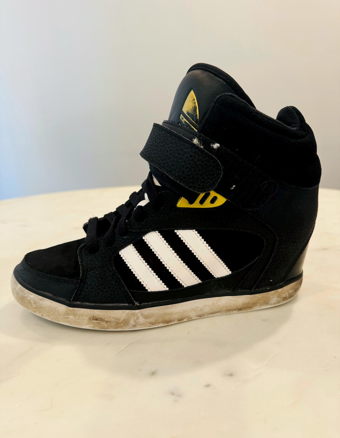 Adidas Amberlight Hidden Wedge High-top Sneakers - Etsy