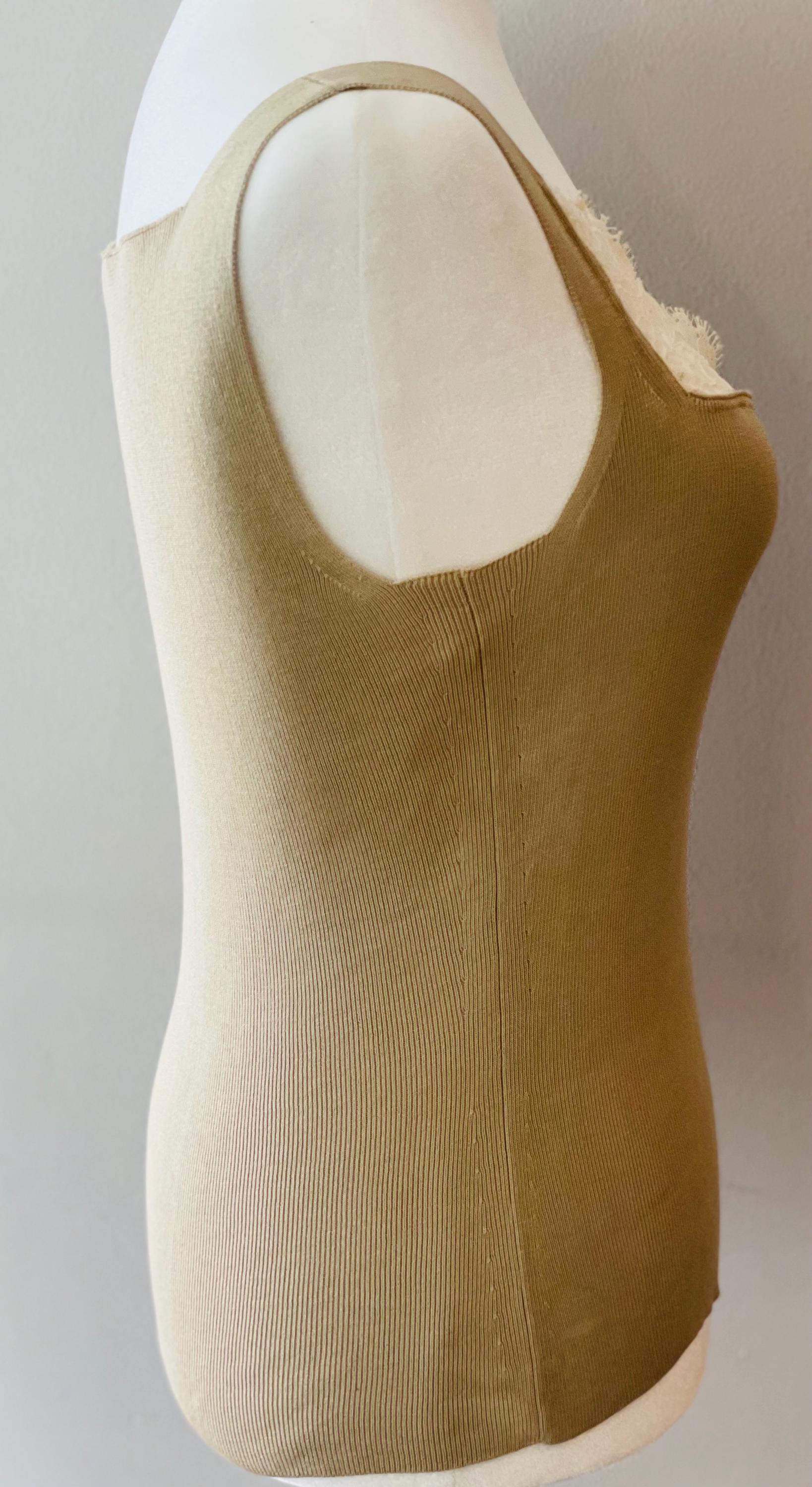 ARCHIVAL VALENTINO 2000s Cotton & Viscose Lace Top | Made in Italy ...