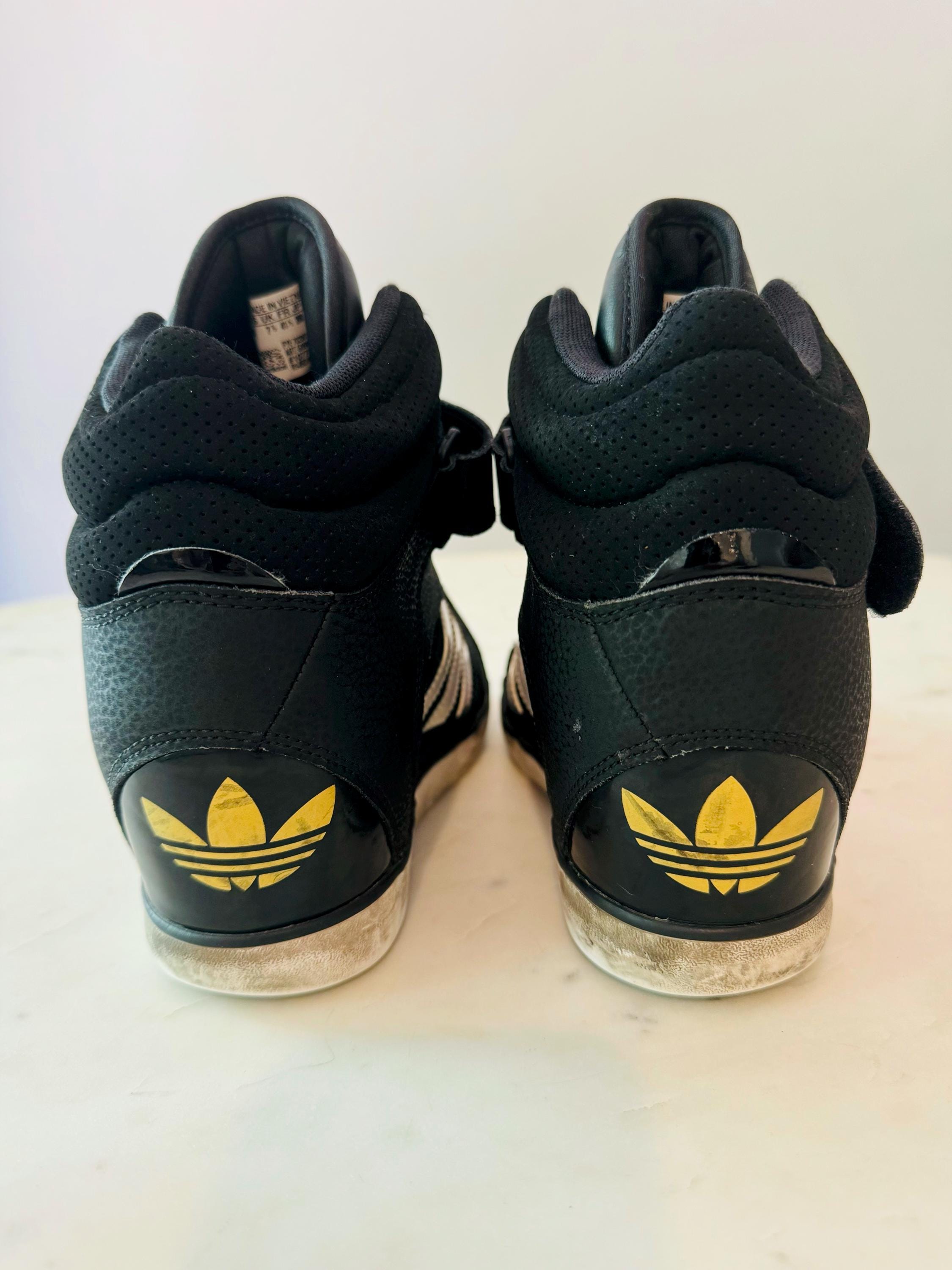 Adidas Amberlight Hidden Wedge High-top Sneakers - Etsy