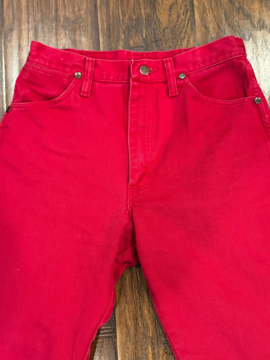 RARE FIND! 80's Vintage High Waisted Red Wrangler Jeans, Vintage Retro ...