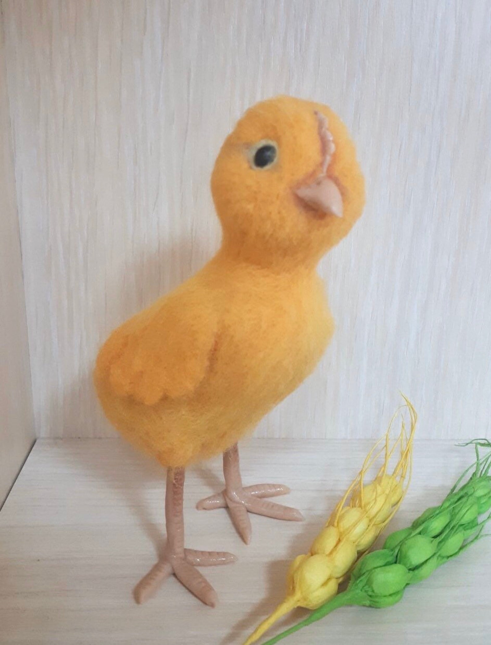 Set of Two Felted Chickens Needle Felted Bird Needle Felted - Etsy