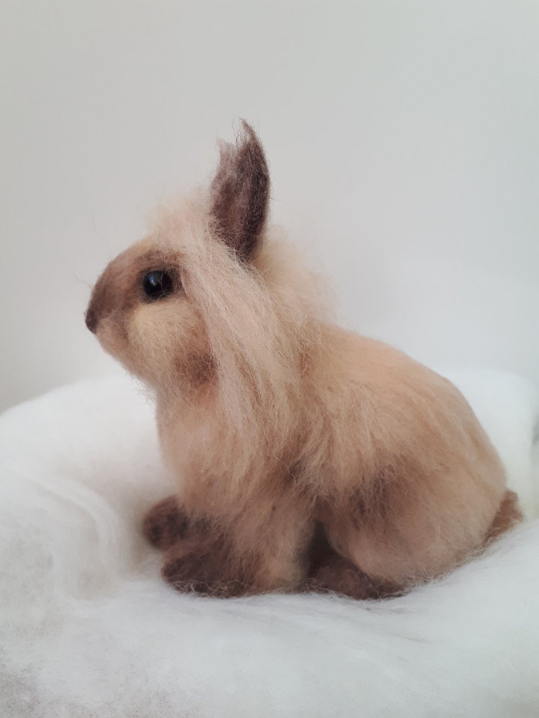 Needle Felted Bunny, Аelted Rabbit, Felted Hare, Felted Animal, Wool ...