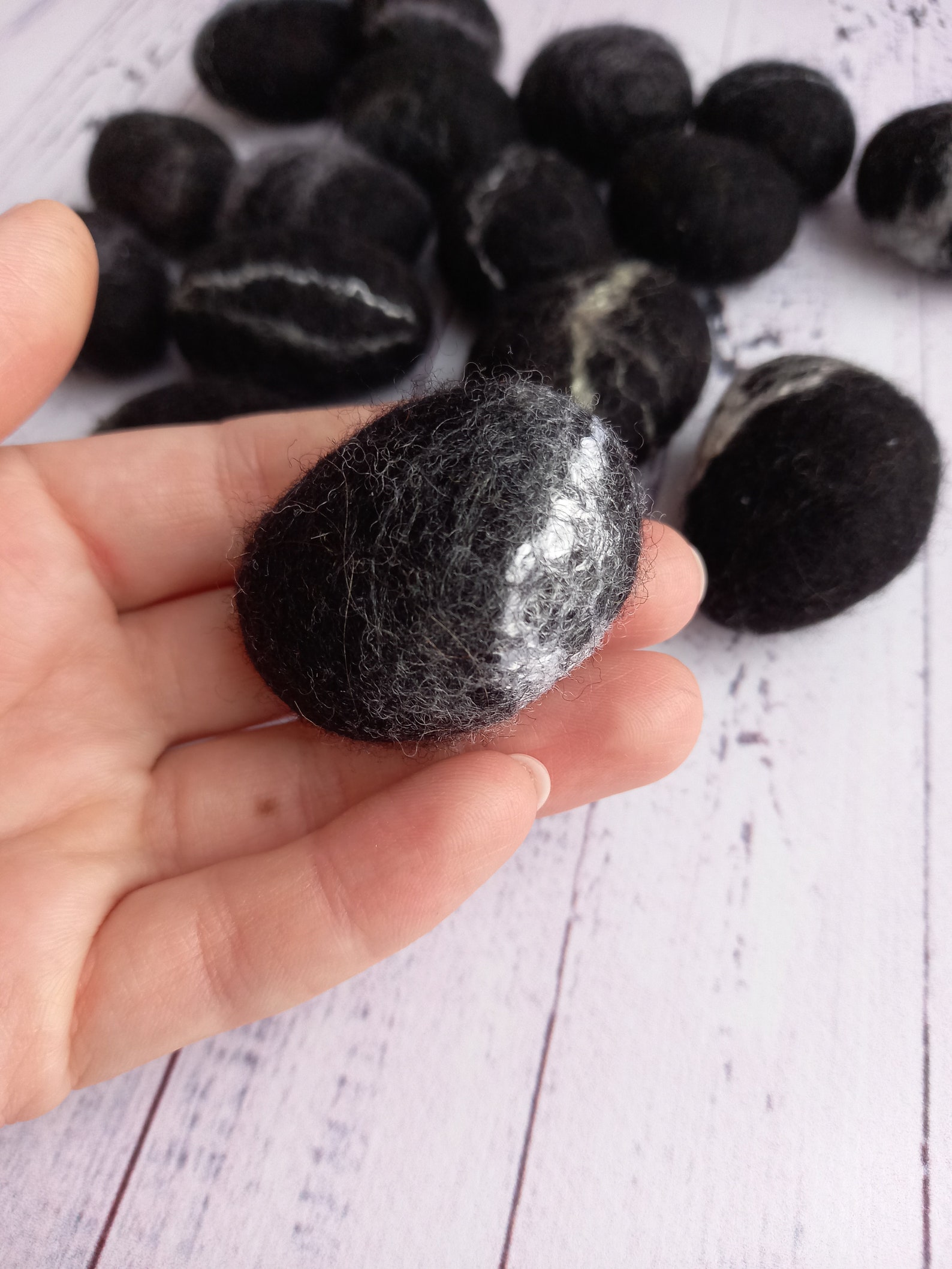 Felted Wool Stones: Eco-friendly Home Decor - Etsy
