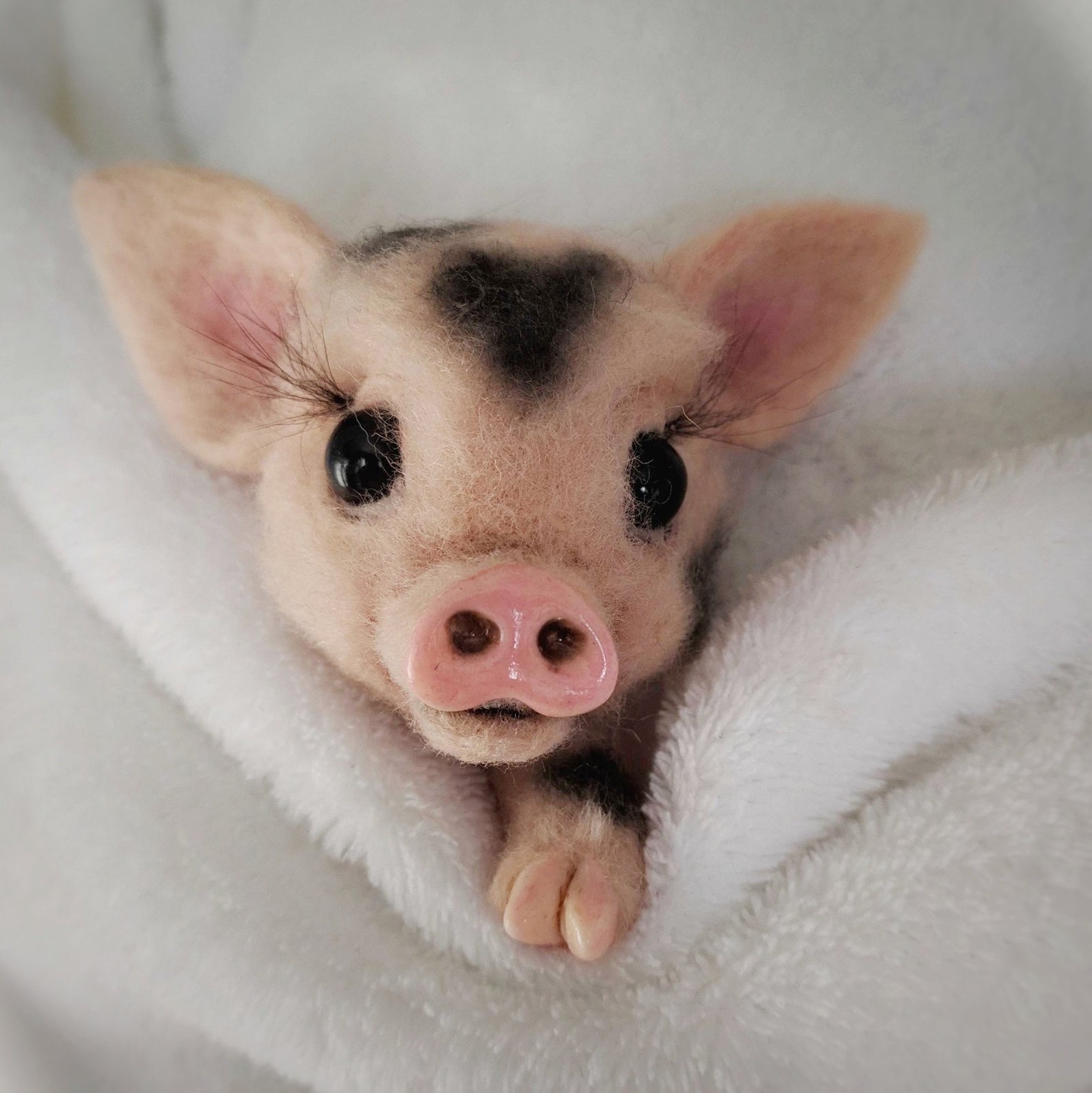 Felted Piggy Brooch Needle Felted Animal Pin Funy Gift - Etsy Felted Piggy Brooch Needle Felted Animal Pin Funy Gift - Etsy