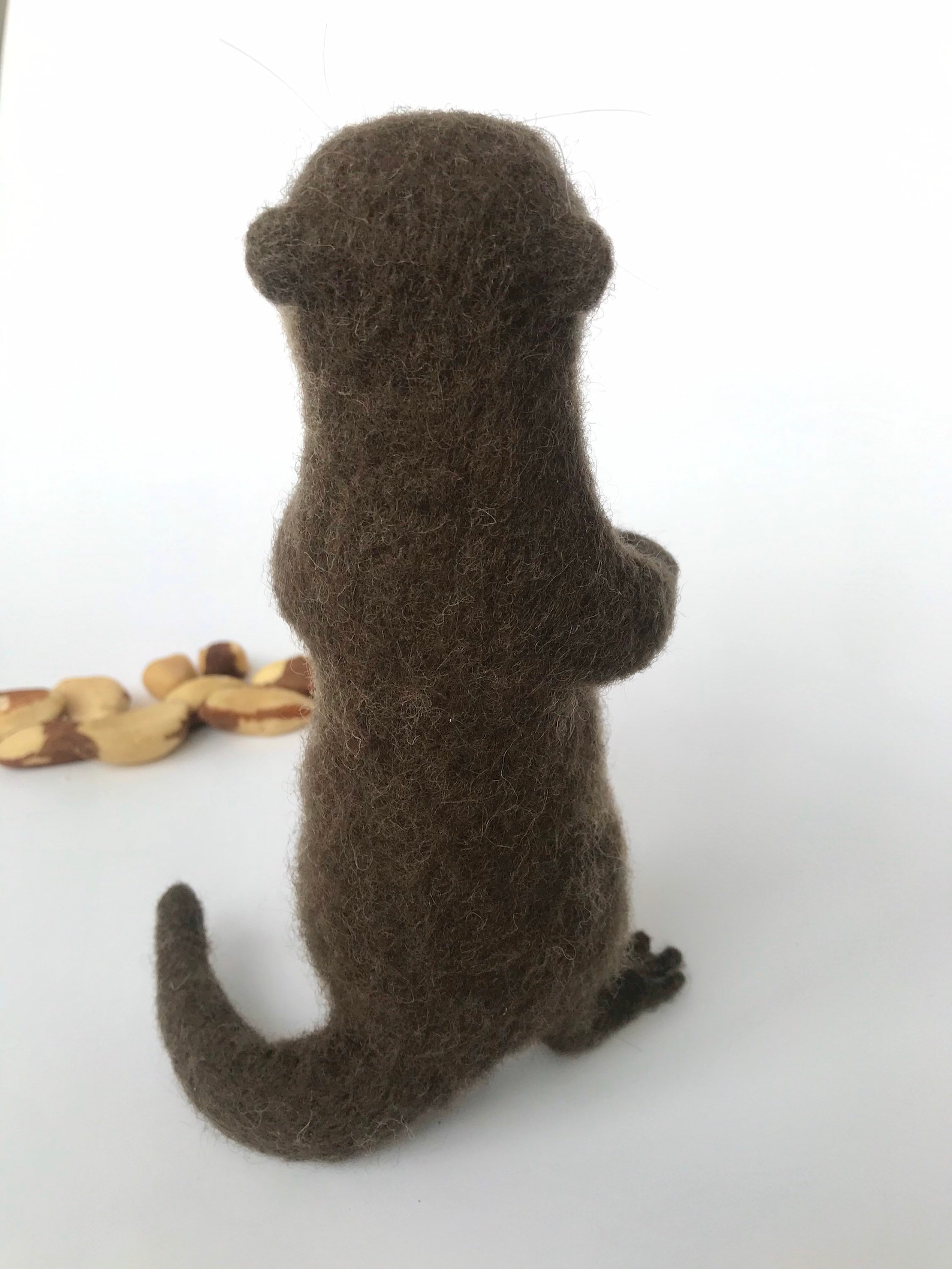 Needle Felted Otter: Handmade Otter Figurine, Animal Lover Gift - Etsy