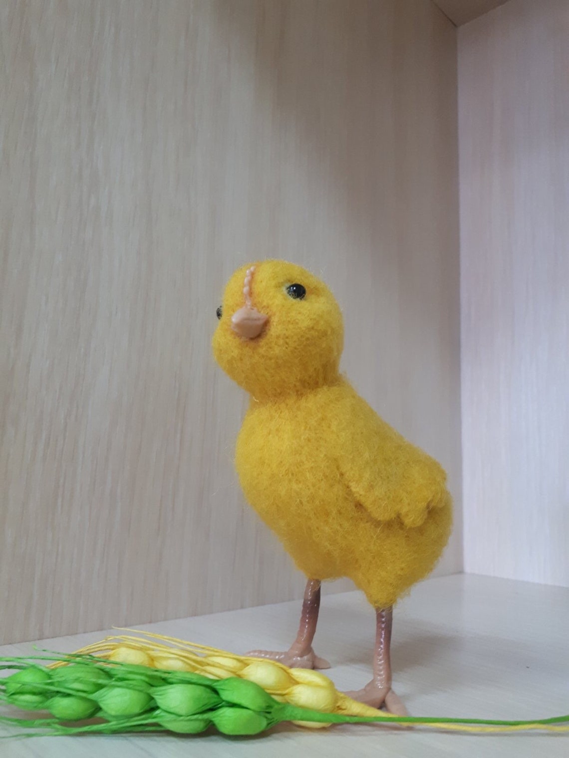 Set of Two Felted Chickens Needle Felted Bird Needle Felted | Etsy