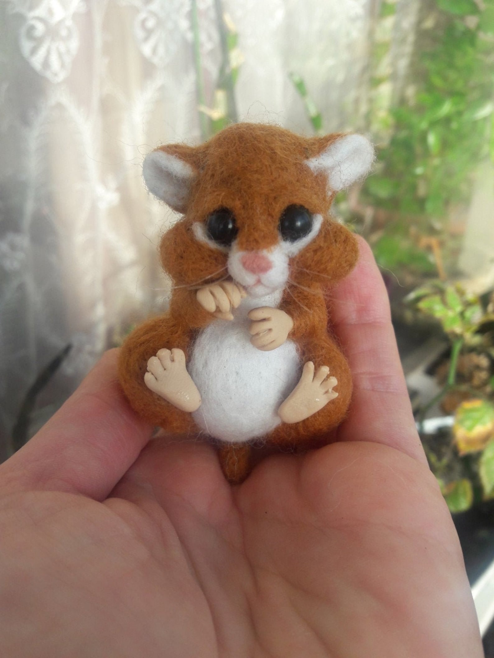 Needle Felted Hamster Felted Animal Felt Hamster Needle Felt Animal ...