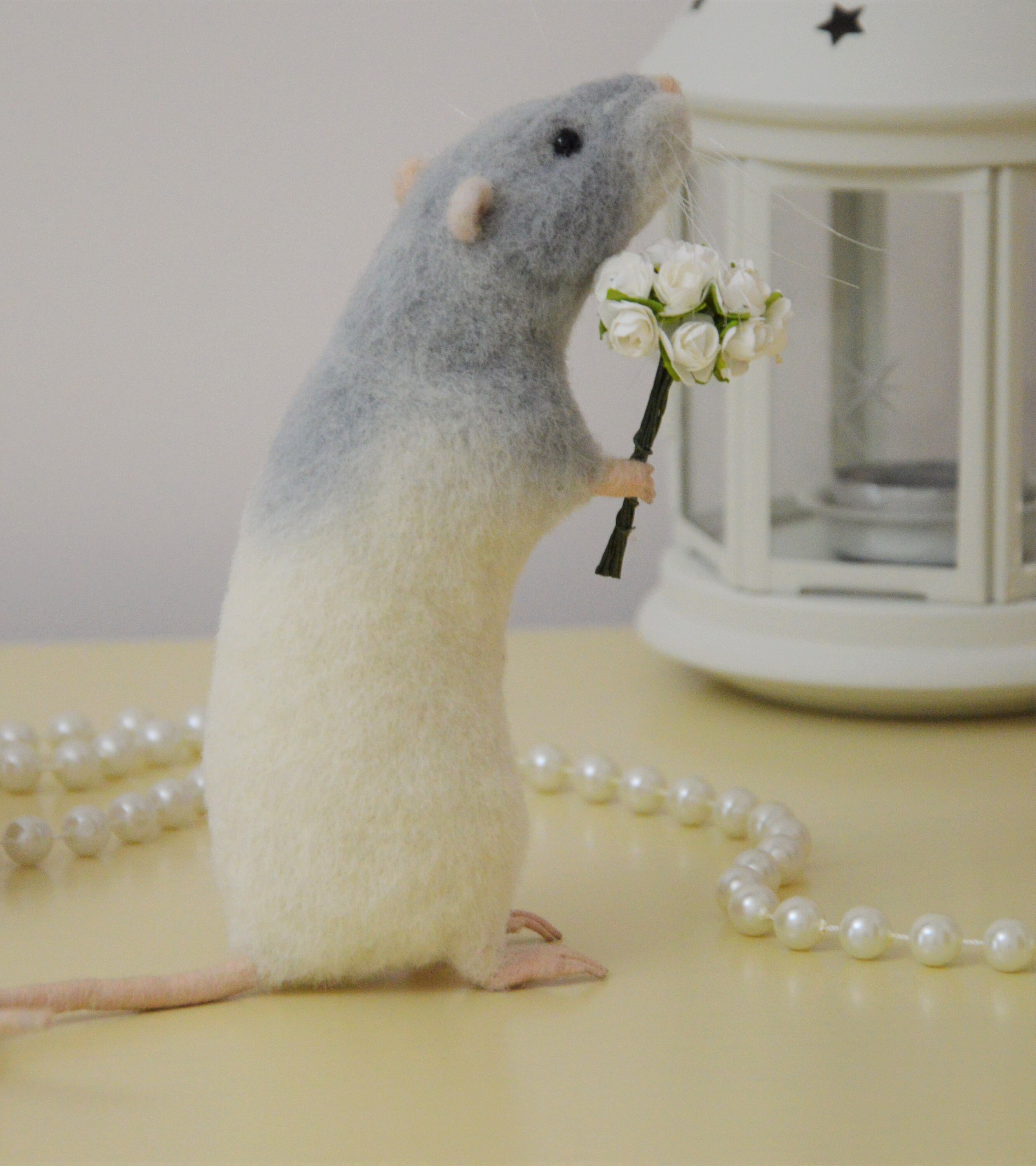 Needle felted rat Felted animal Wool felted rat Felted mouse | Etsy