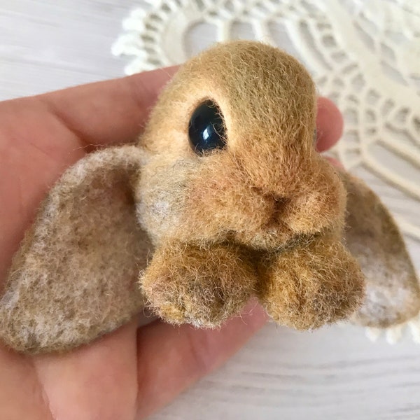 Brooch Bunny - Etsy