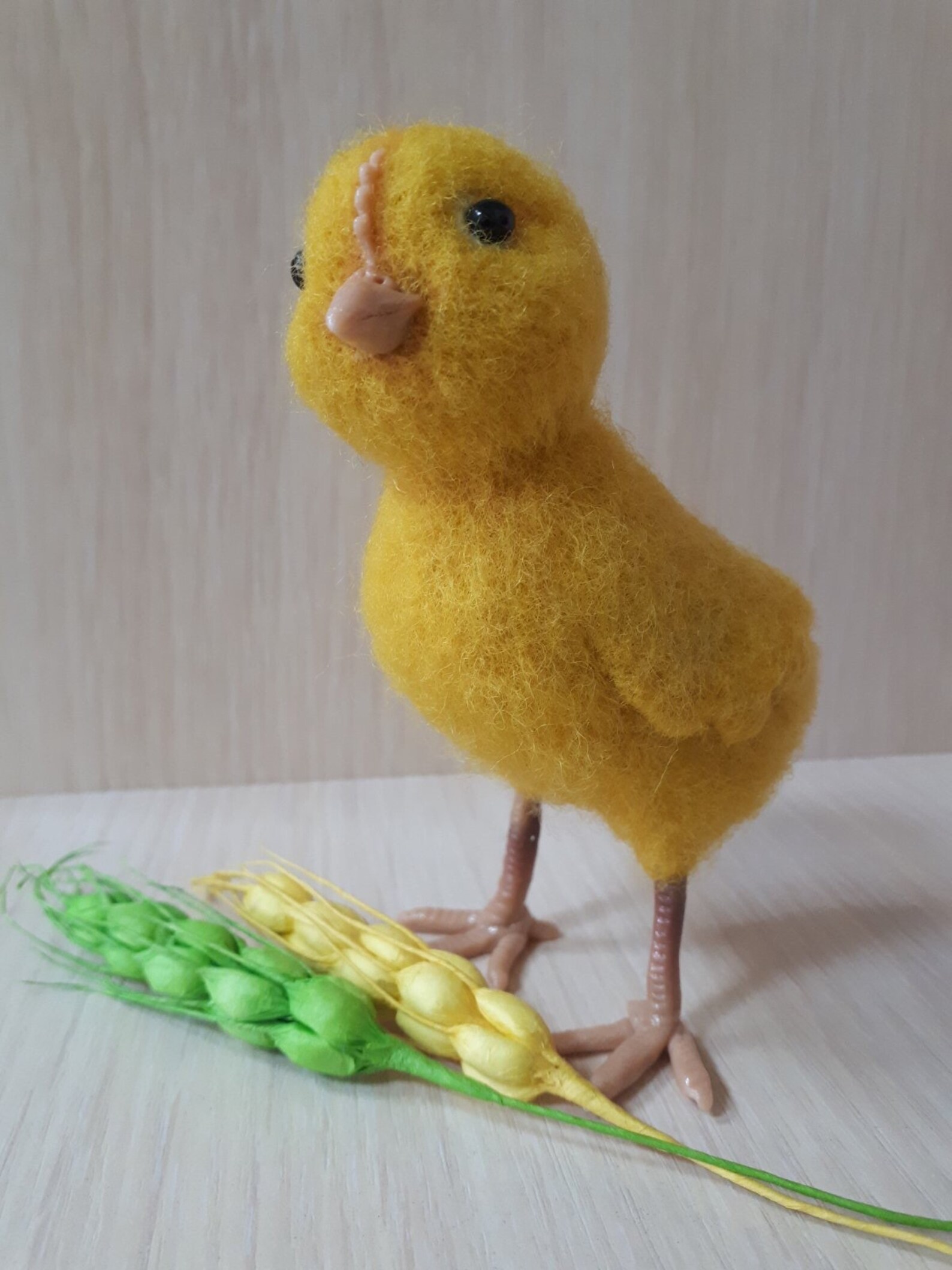 Set of Two Felted Chickens Needle Felted Bird Needle Felted | Etsy