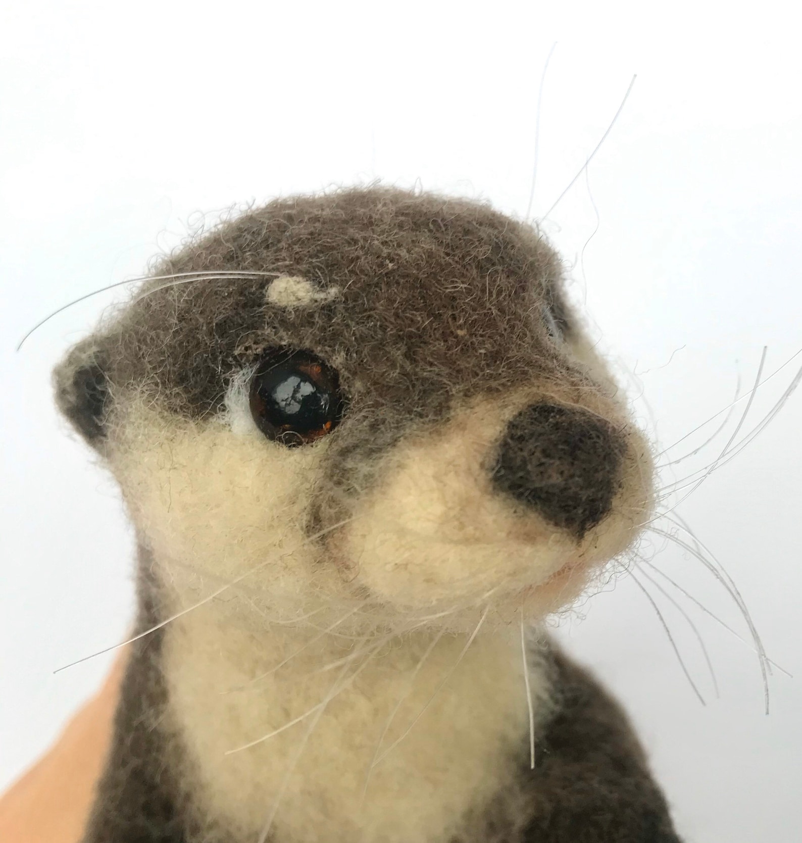 Needle Felted Otter: Handmade Otter Figurine, Animal Lover Gift - Etsy