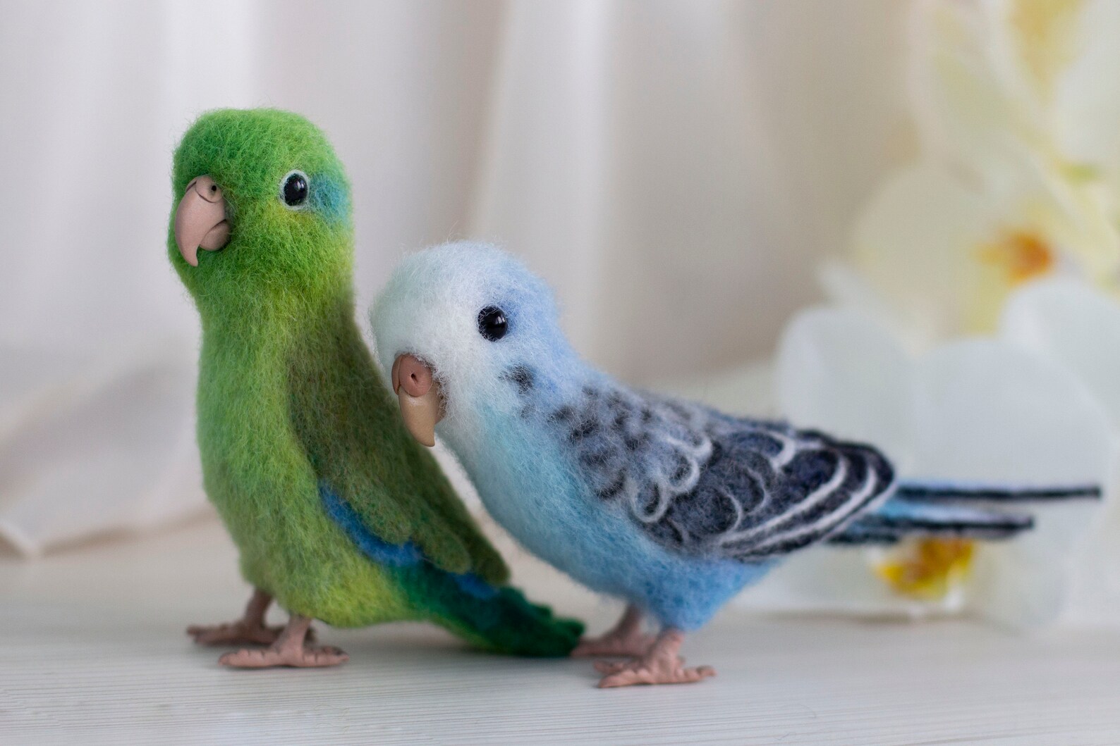 Needle Felted Parrot Felted Bird Felt Parrot Sculpture Parrot - Etsy