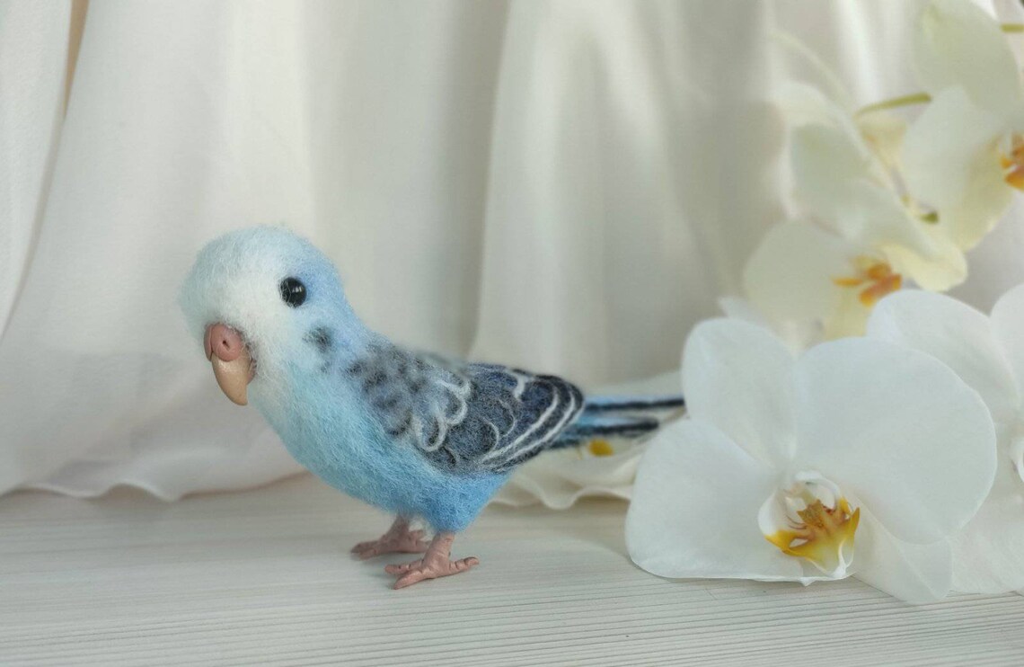 Needle Felted Parrot Felted Bird Felt Parrot Sculpture Parrot - Etsy