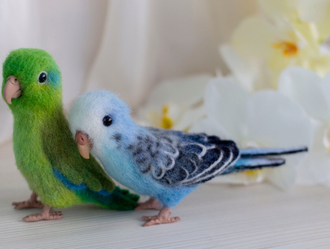 Needle Felted Parrot Felted Bird Felt Parrot Sculpture Parrot - Etsy