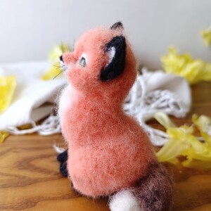 Needle Felted Foxy, Felt Fox Miniatures, Needle Felted Animal, Wool ...