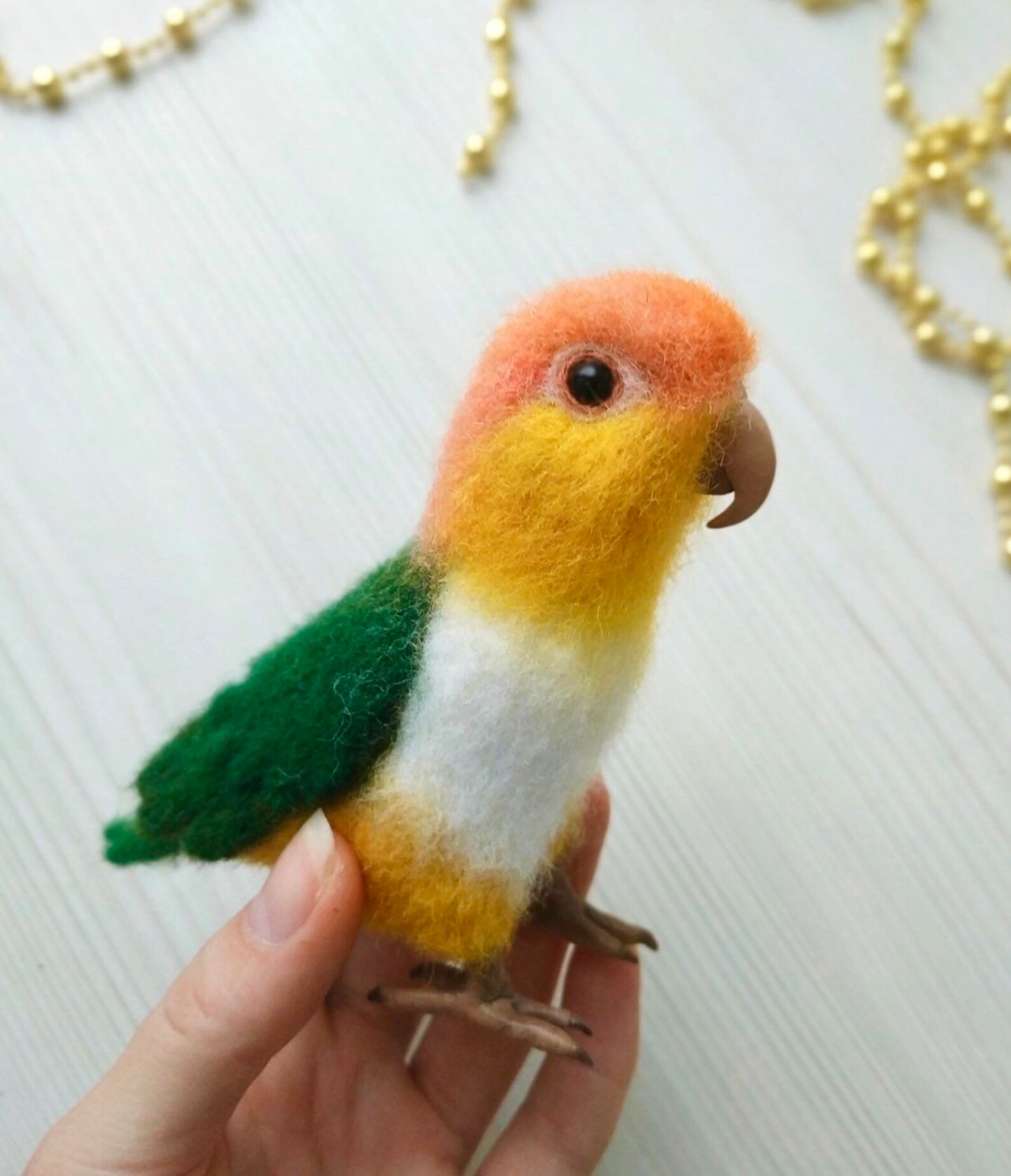 Personalized Parrot Portrait Felted Bird Pet Portrait Felted | Etsy