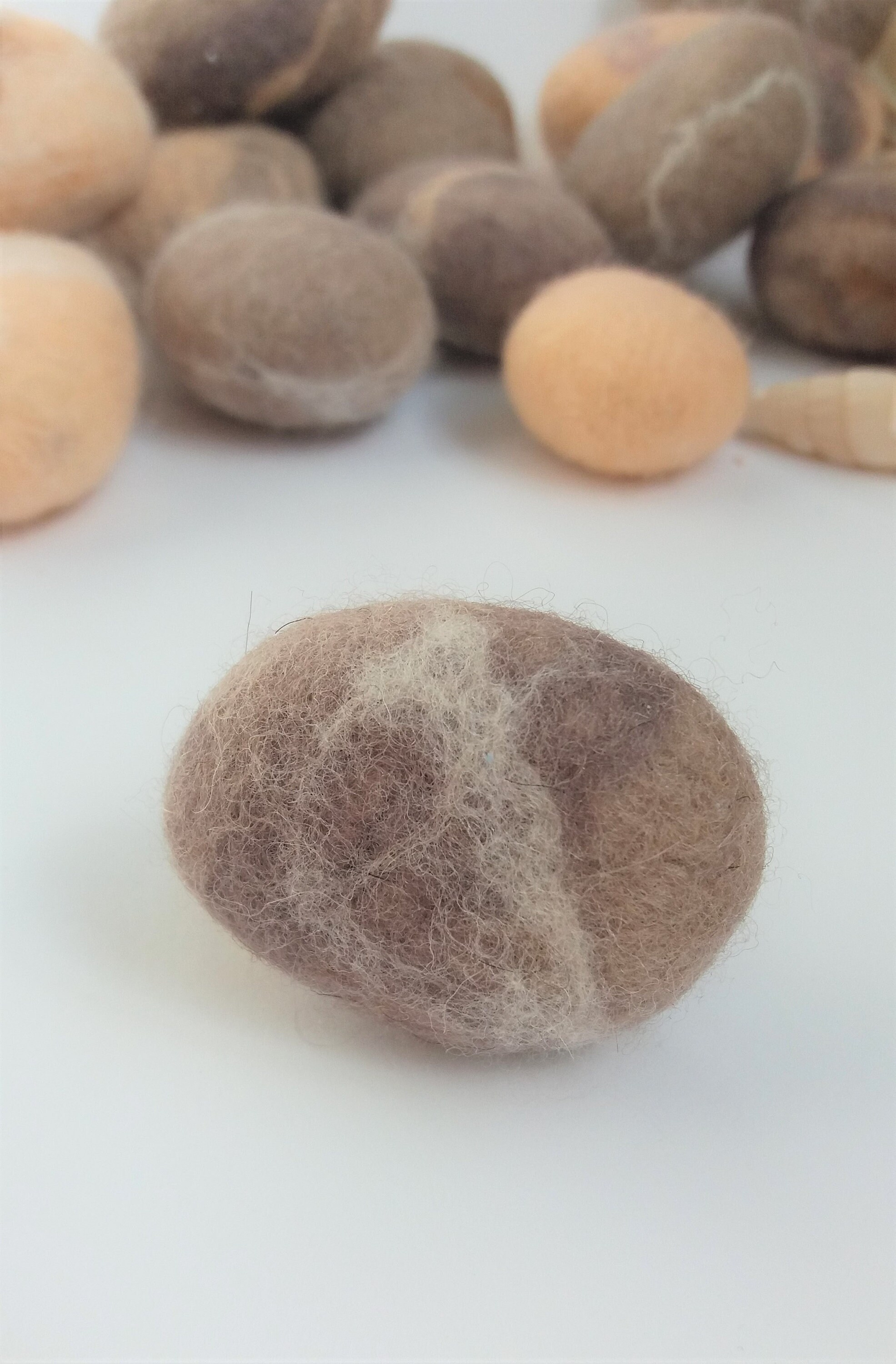 Felted Pebbles Wool Stones Felted Stones Wool Felted Stone - Etsy